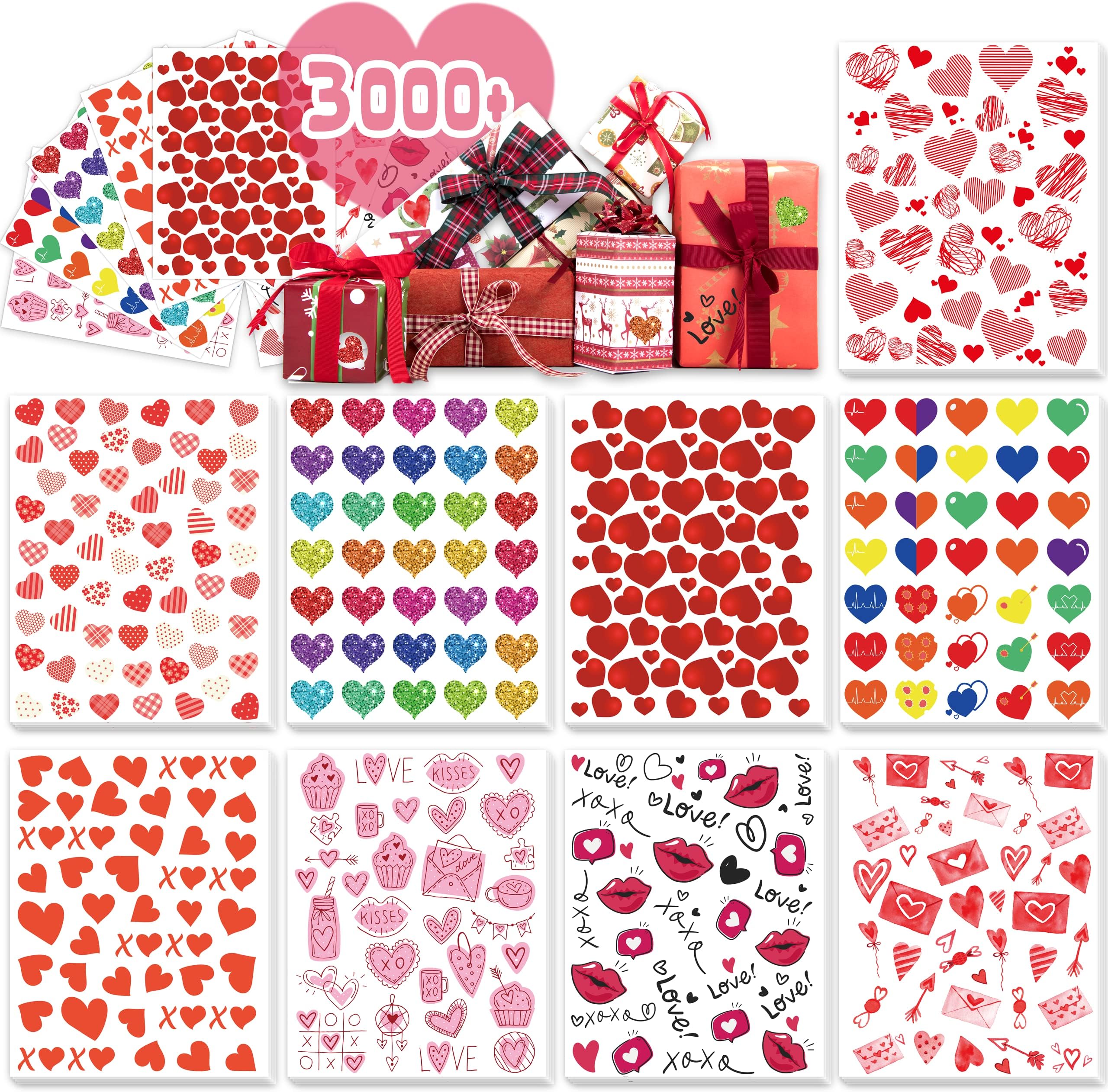 Amazon.com: BAYLAY Valentines Stickers for Kids - 30 Sheets Love ...
