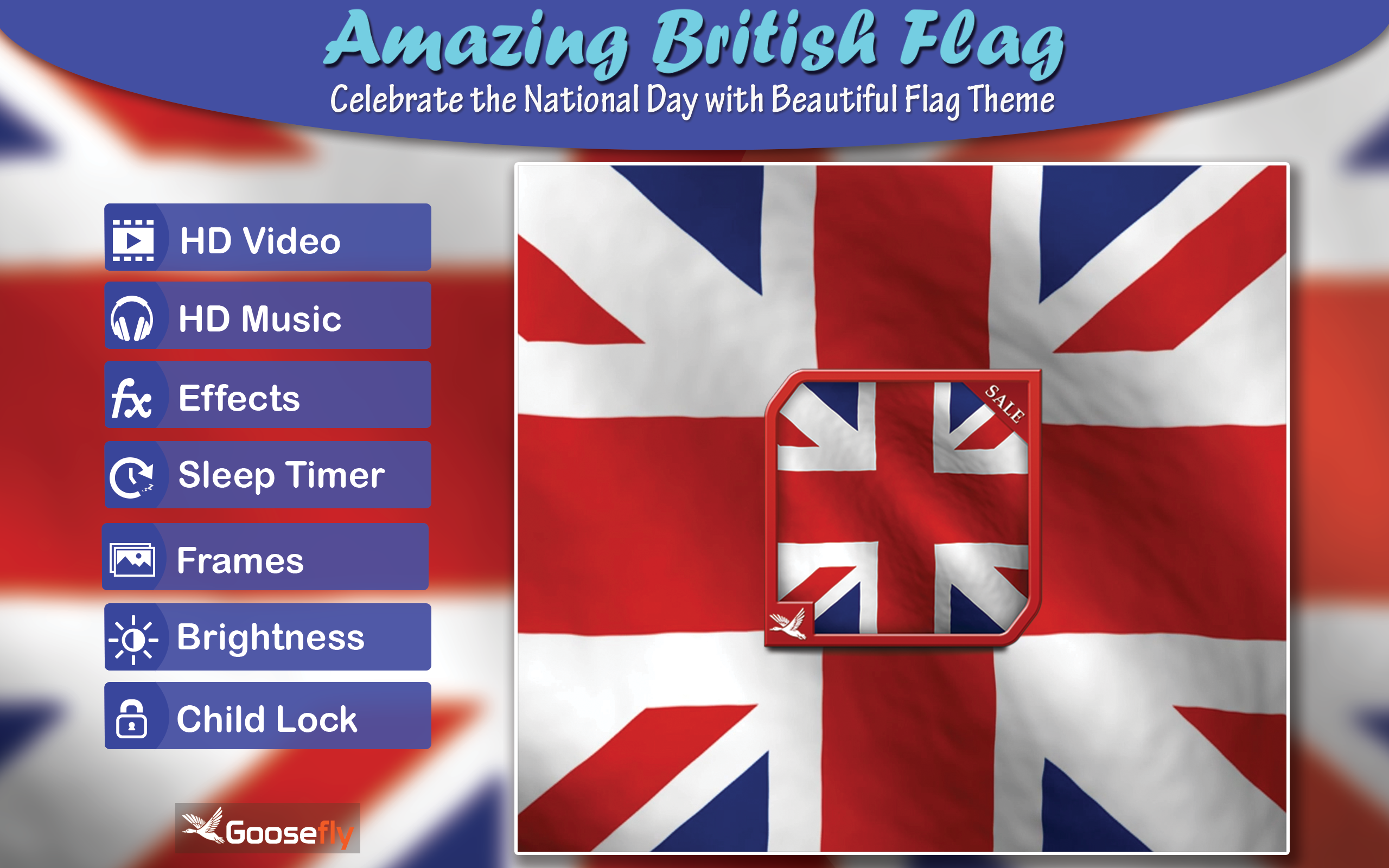 Cool British Flag Effect