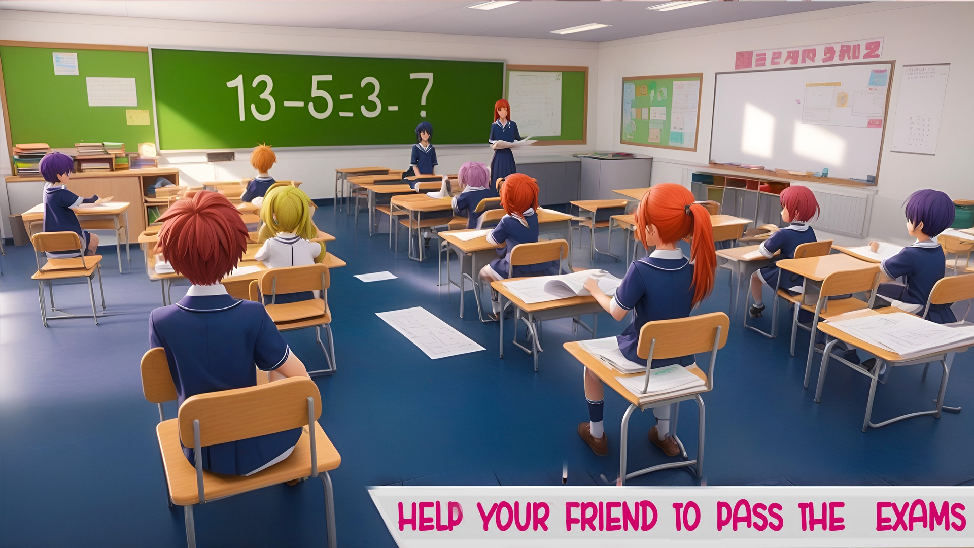 Anime High School Sakura Simulator: Girl Crush Love Story & School Life ...