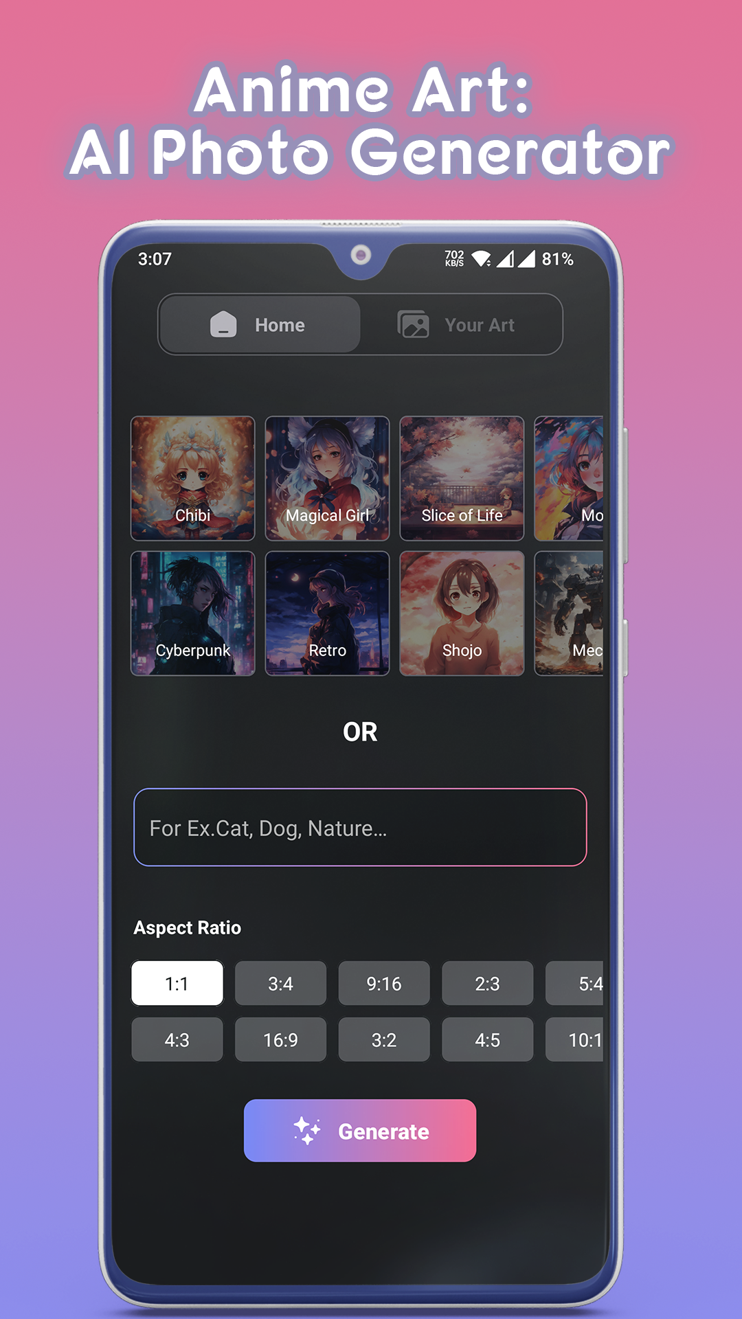 Anime Art AI Generator - App on Amazon Appstore
