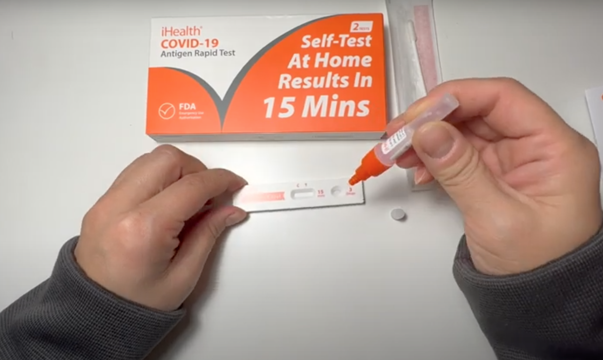 Watch Ihealth Covid-19 antigen rapid test on Amazon Live