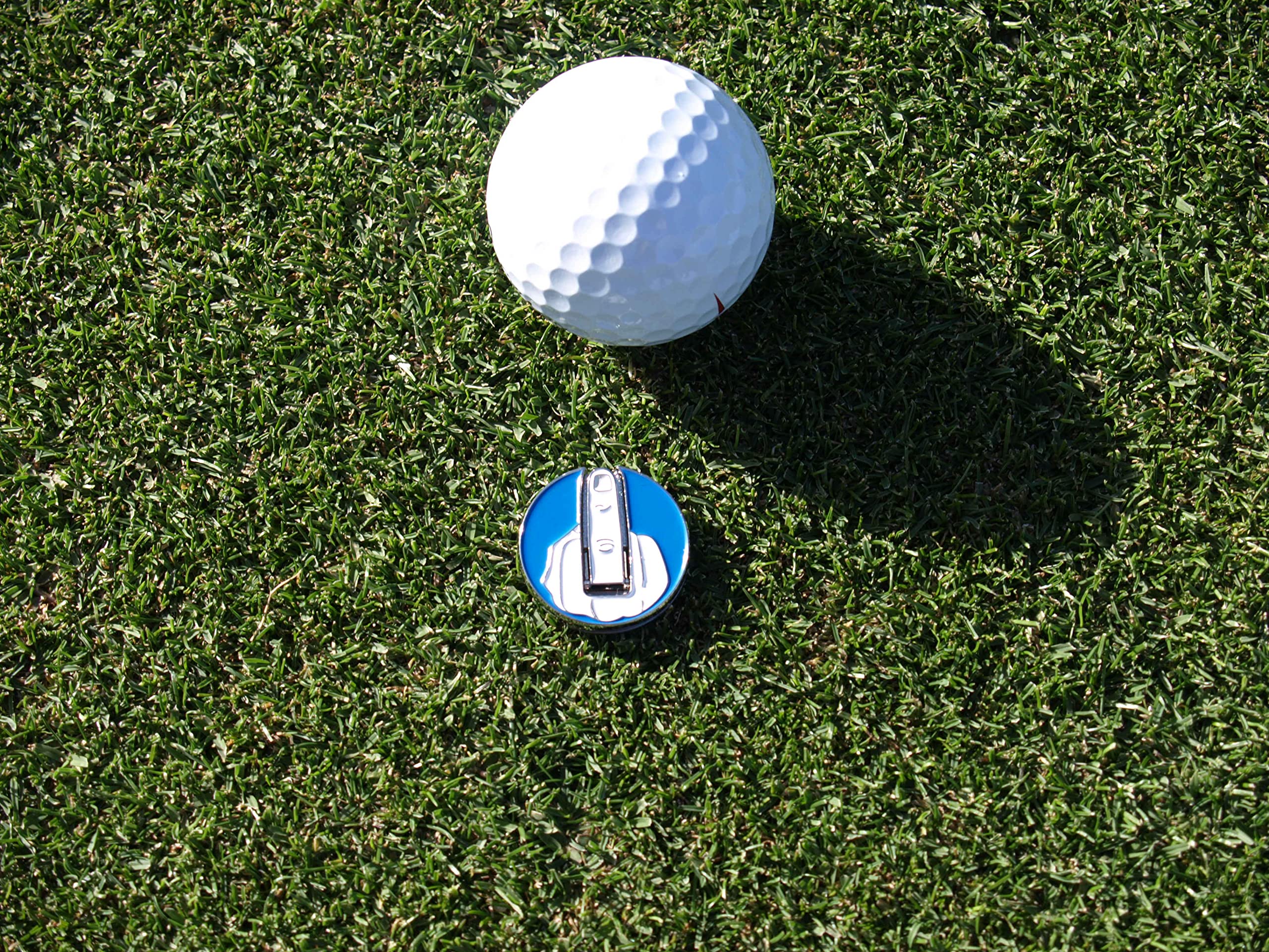 Snapklik.com : Tylson- Middle Finger Golf Ball Marker - Alignment Ball ...
