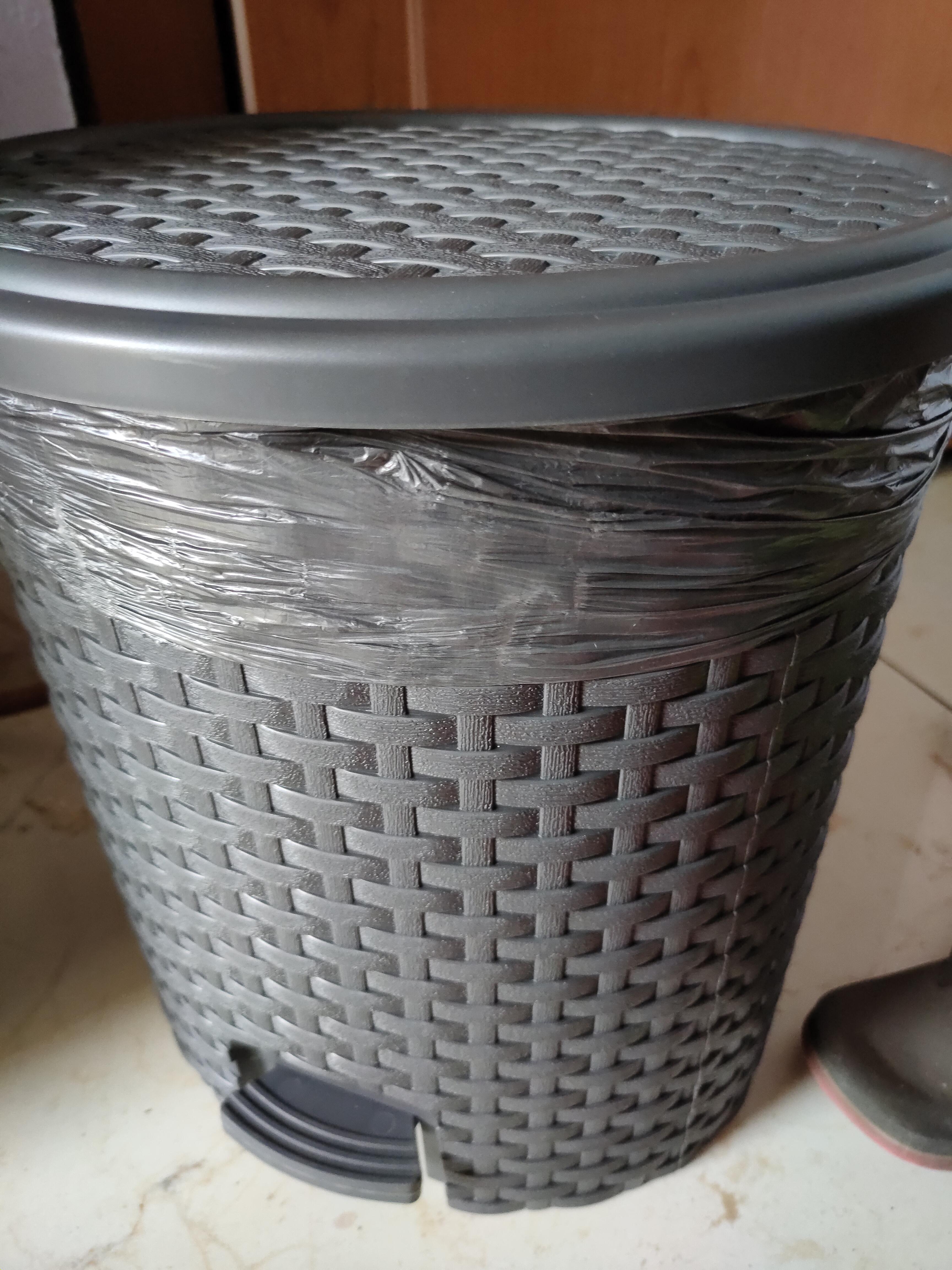 Nilkamal 12 Litre Home Paddle Dustbin|With Lid and Inner Bucket|Pedal ...