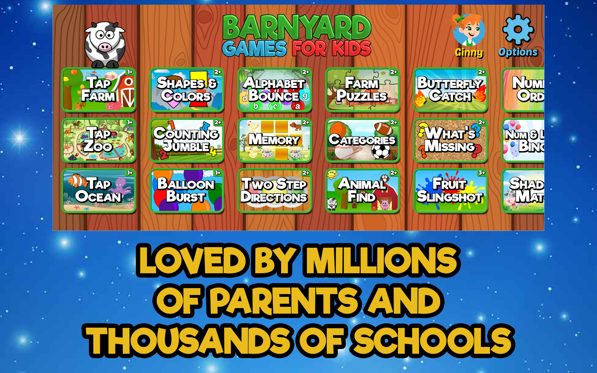 Barnyard Games for Kids - App on the Amazon Appstore
