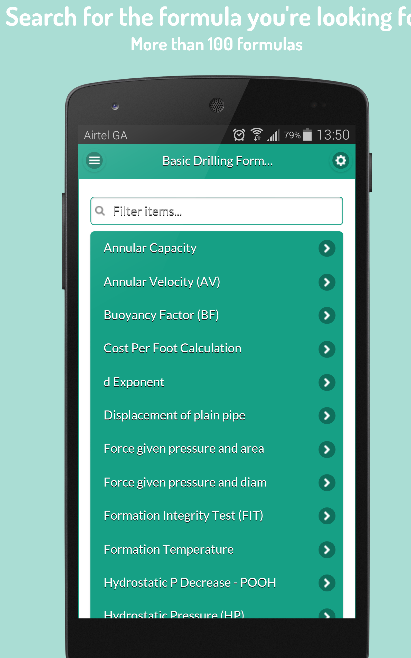 Oilfield Assistant - Formulas, conversion & more! - App on Amazon Appstore