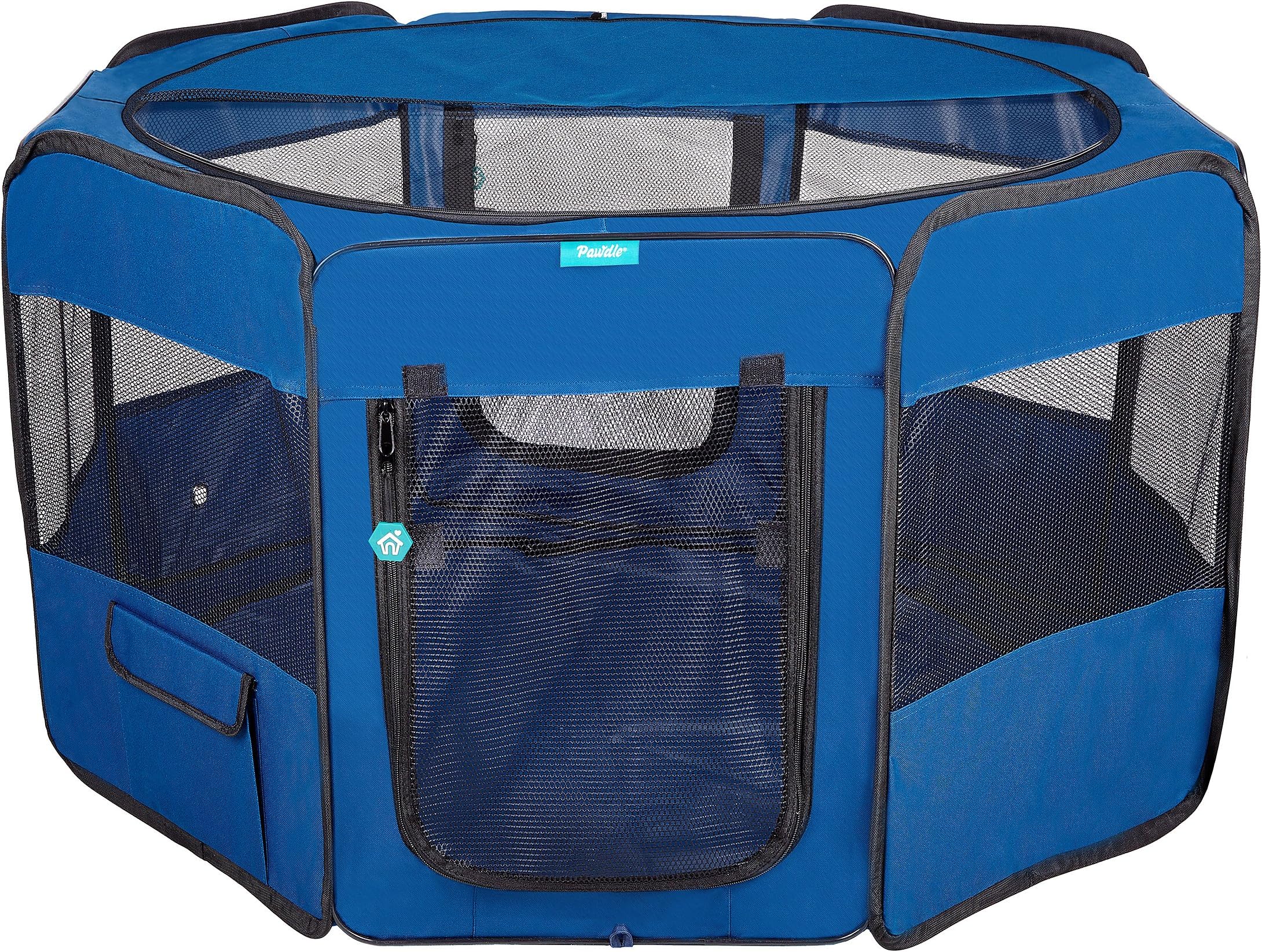 Amazon.com : Deluxe Premium Pet Dog Playpen Portable Soft Dog Exercise ...