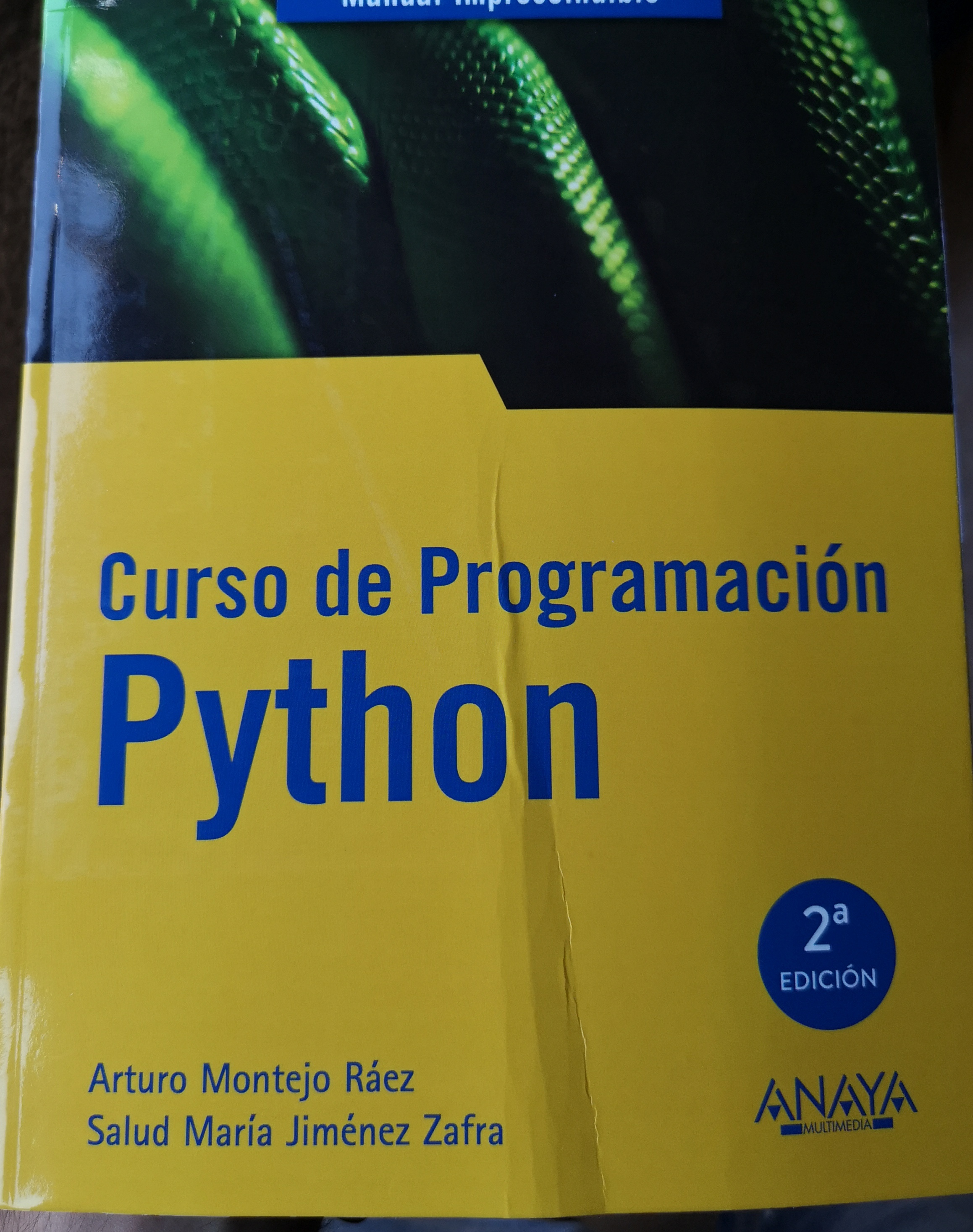 Curso de Programación Python [Español] : Montejo Ráez, Arturo, Jiménez ...