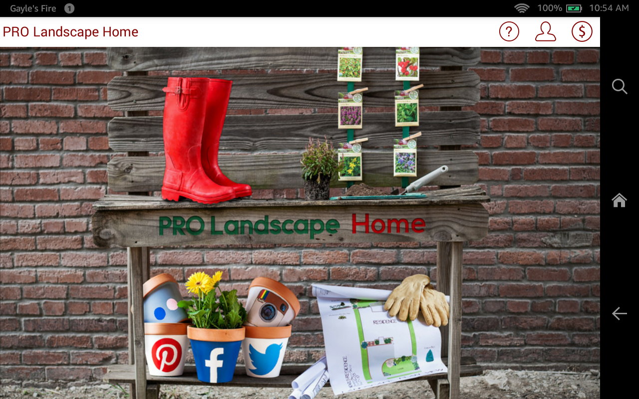PRO Landscape Home - App on Amazon Appstore