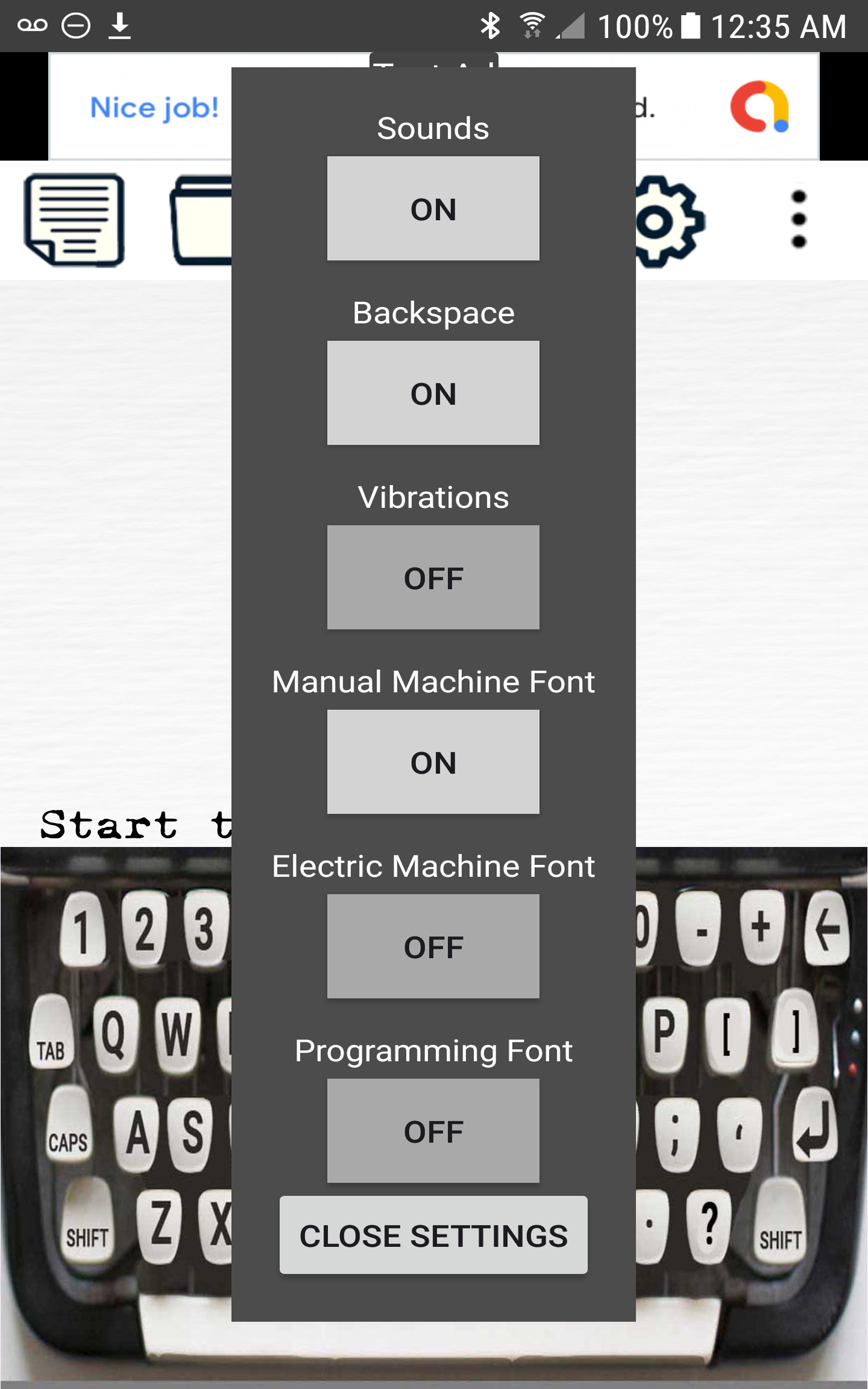 Typewriter Journal - App on Amazon Appstore