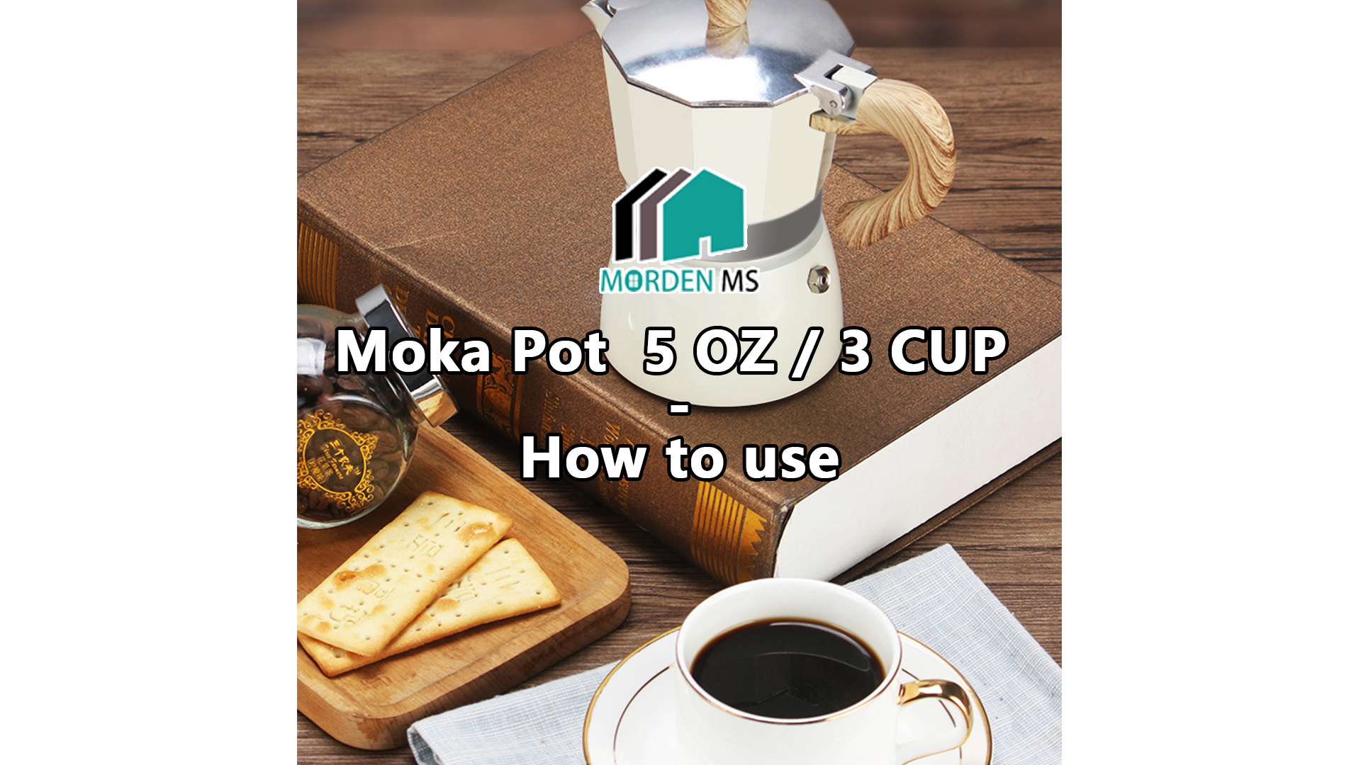Watch MORDEN MS Moka Pot - 5 OZ / 3 CUP - How to use on Amazon Live