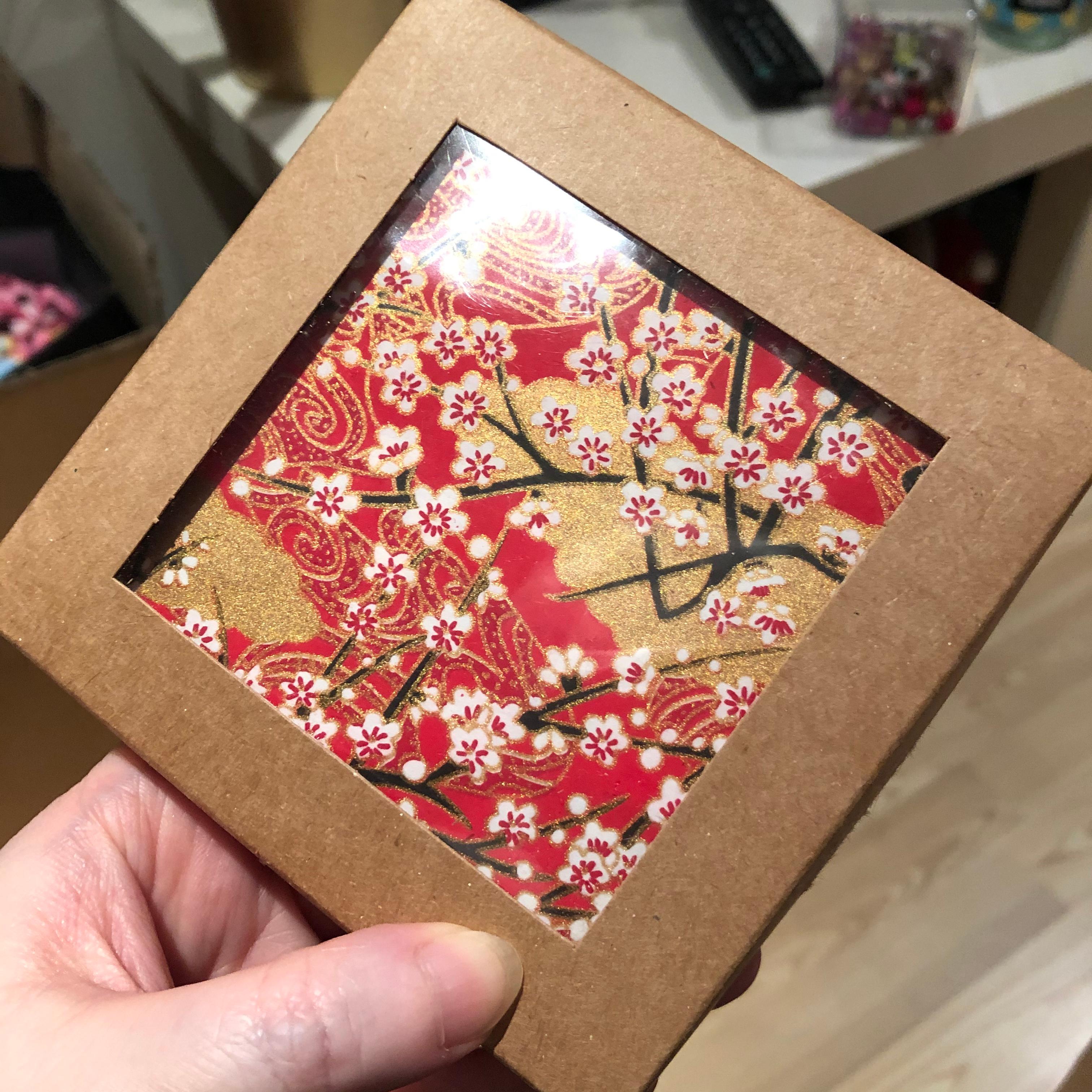 Traditional Japanese Chiyogami Yuzen Paper ~ 10x10cm ~ 100 Sheets ...