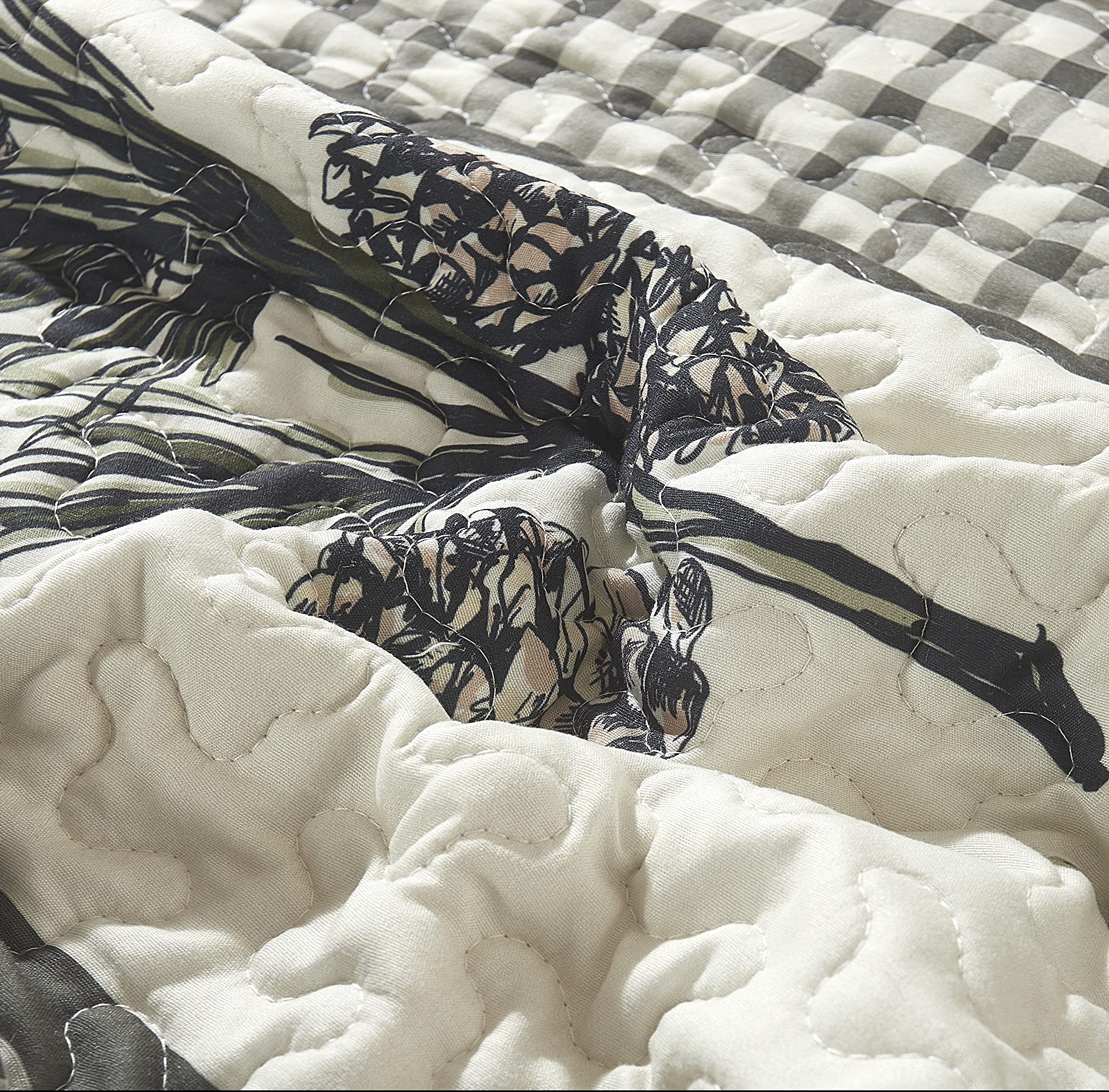 Virah Bella 3 Piece Queen Cabin Quilt Bedding Set - Cascade Falls ...