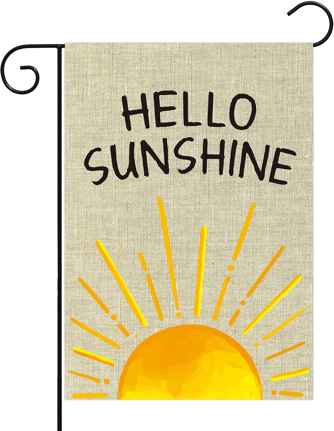 Amazon.com : X1zuue Hello Sunshine Garden Flag Summer Boho Sunset ...