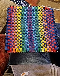 Amazon.com: Friendly Loom Lotta Loops 10" Pro Size Bright Cotton Loops Makes 8 Potholders ...