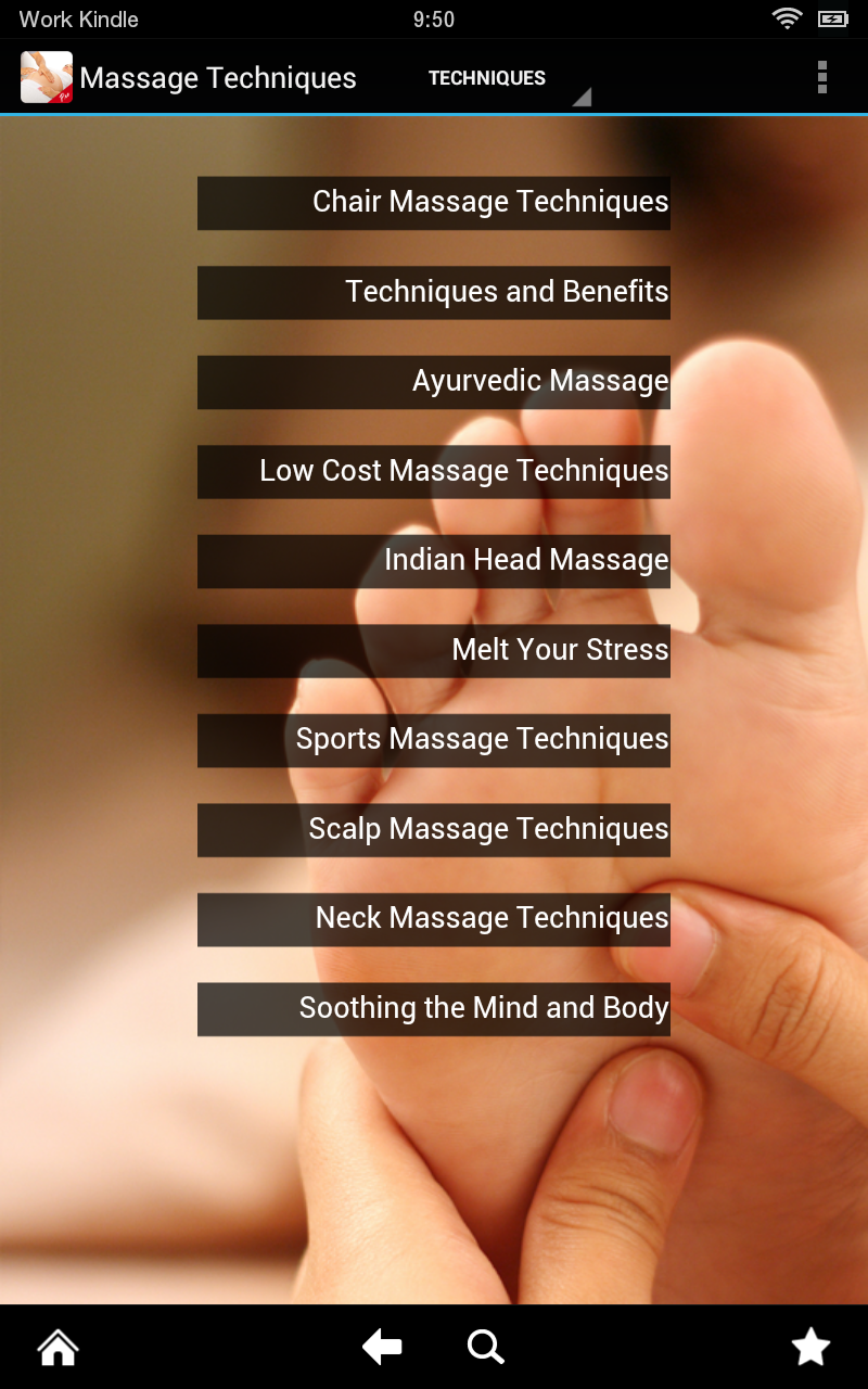 Massage Techniques - App on Amazon Appstore