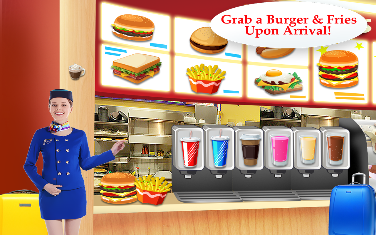 Real Airport & Flight Attendant Simulator - Kids Cash Register, Flight ...