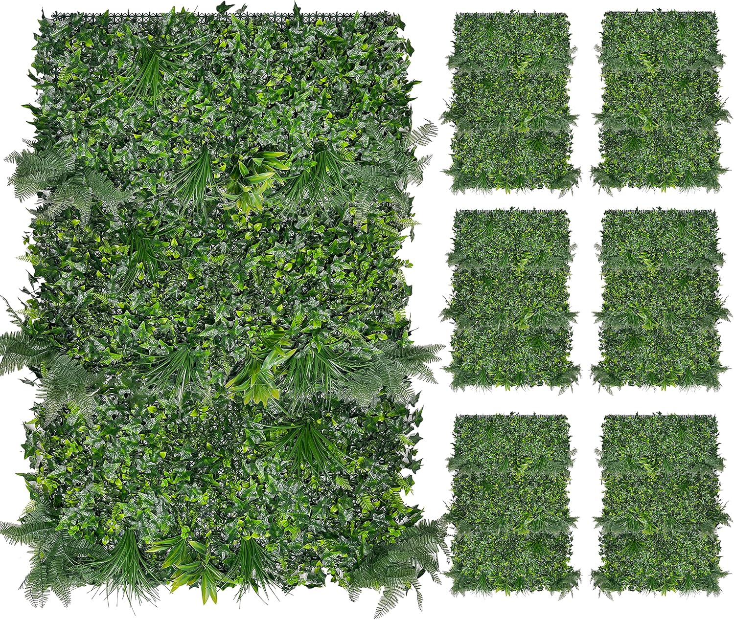 Amazon.com : Bybeton Artificial Green Wall Decor, 34 SQFT UV-Anti Ivy ...
