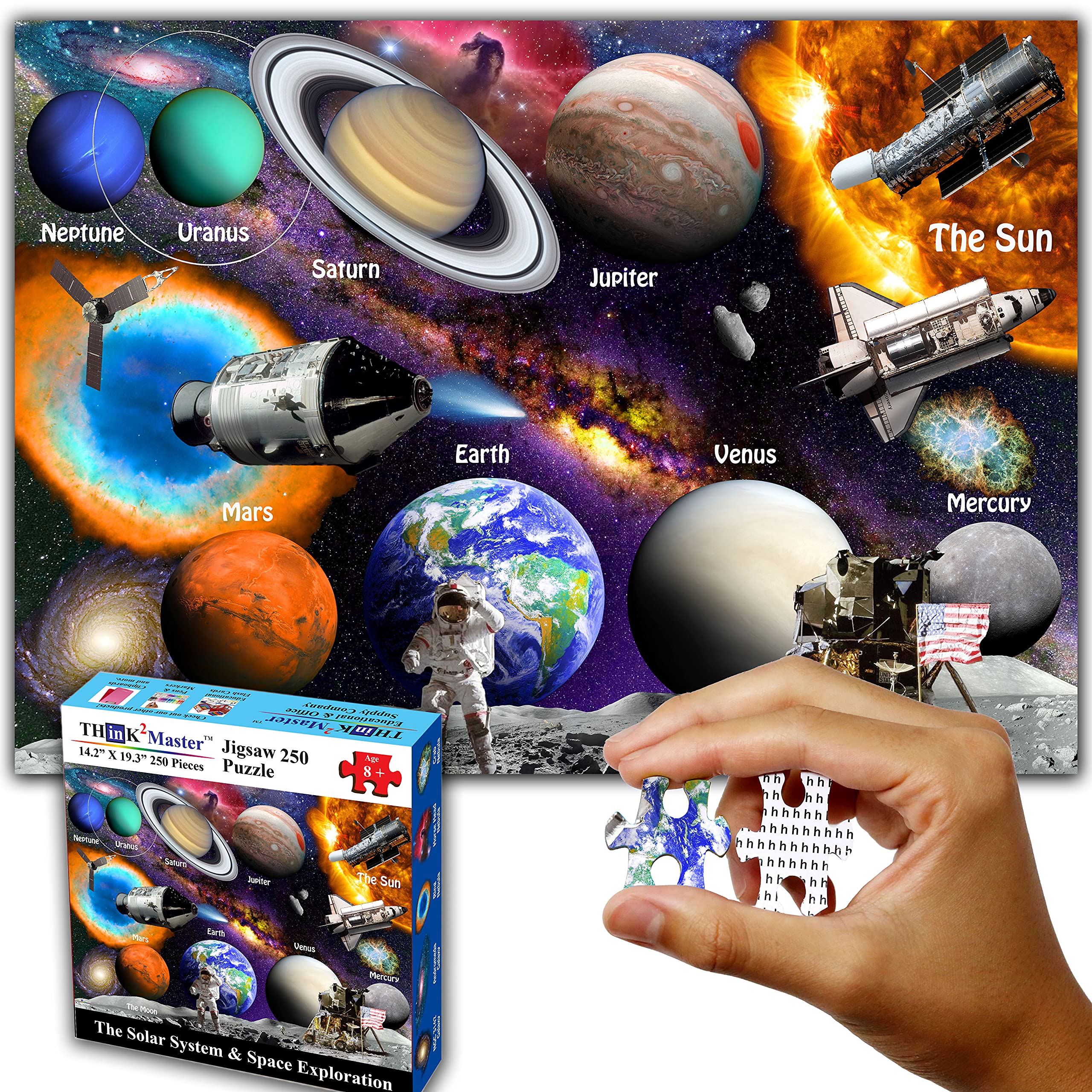 Amazon.com: Think2Master Solar System & Space Exploration 250 Pieces ...