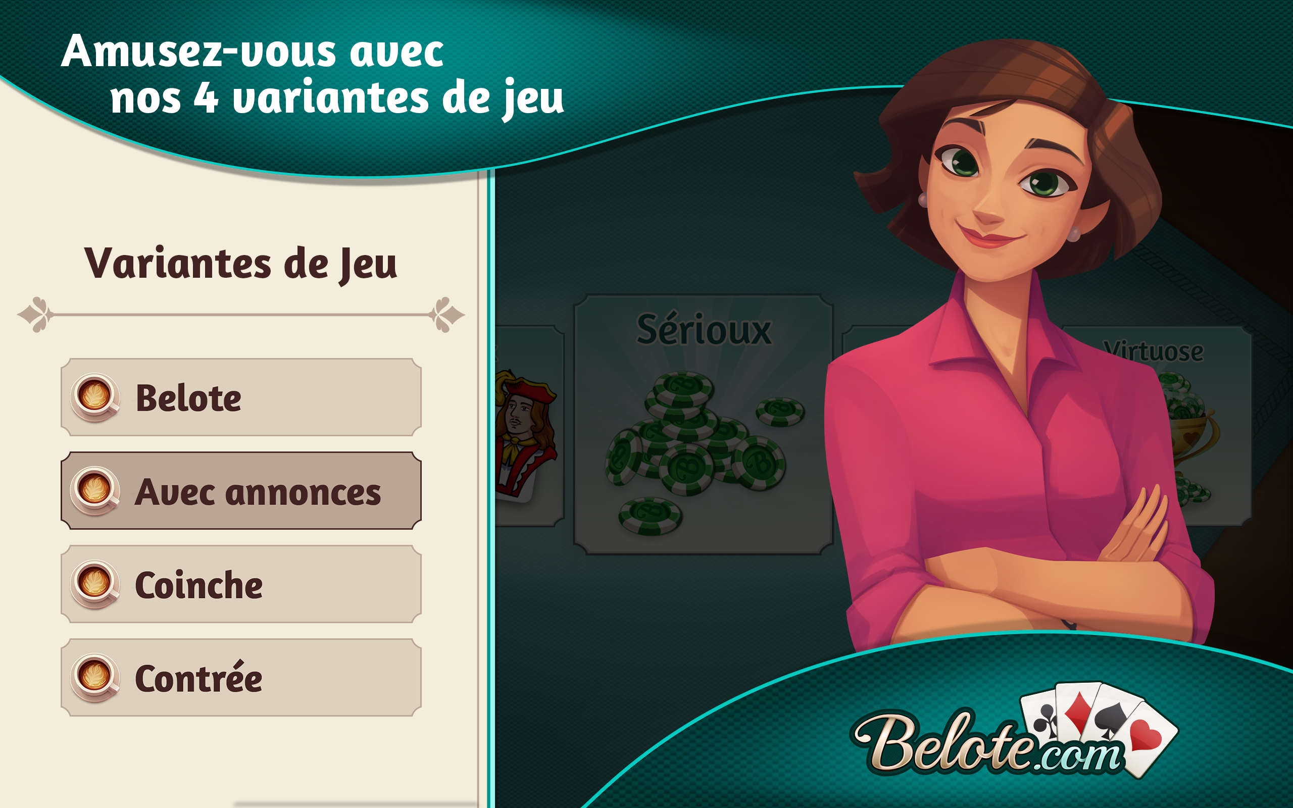 Belote.com – Belote & Coinche:Amazon.de:Appstore for Android