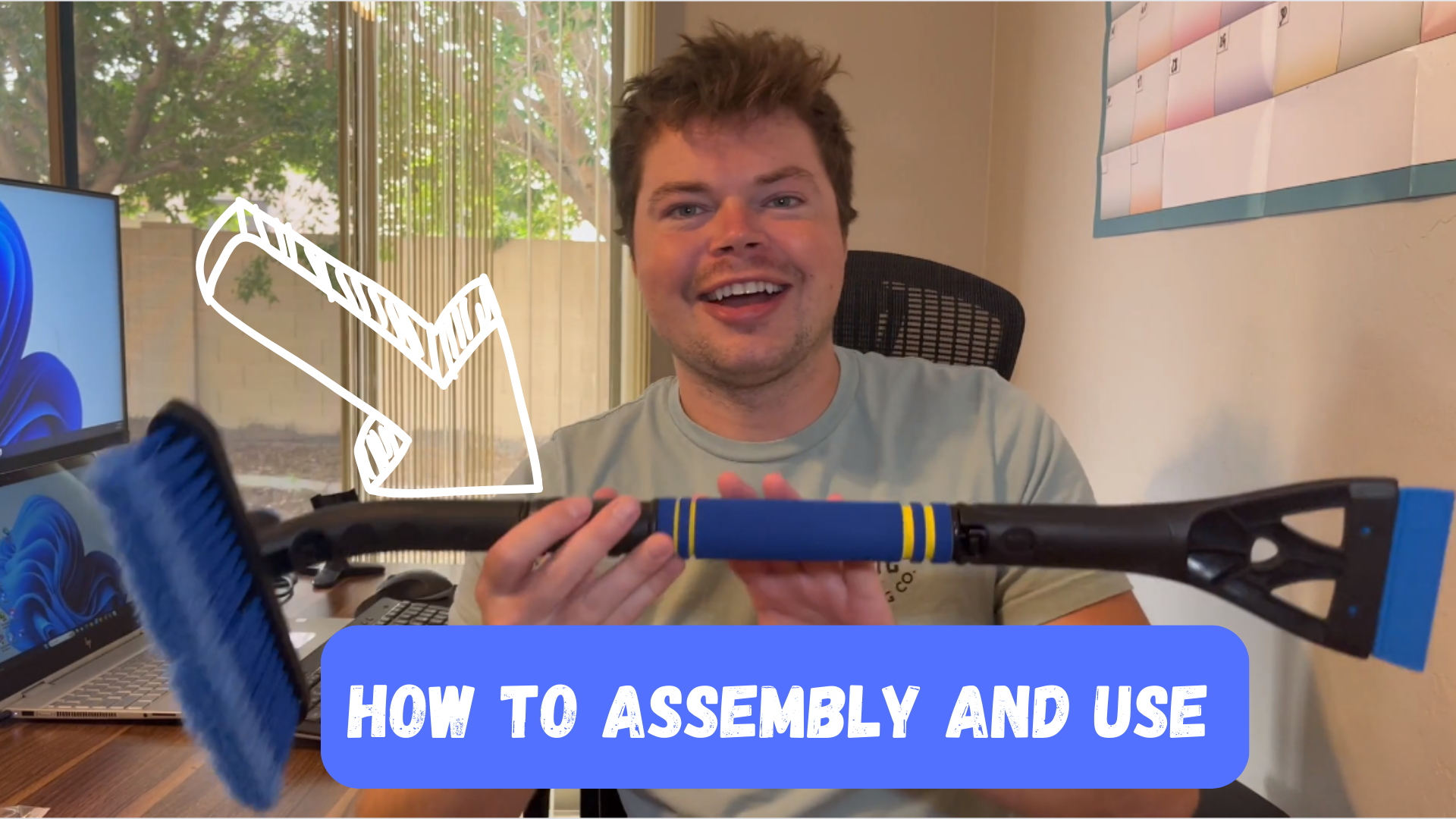 Watch How to Assembly and Use | Expandable Ice Scraper on Amazon Live
