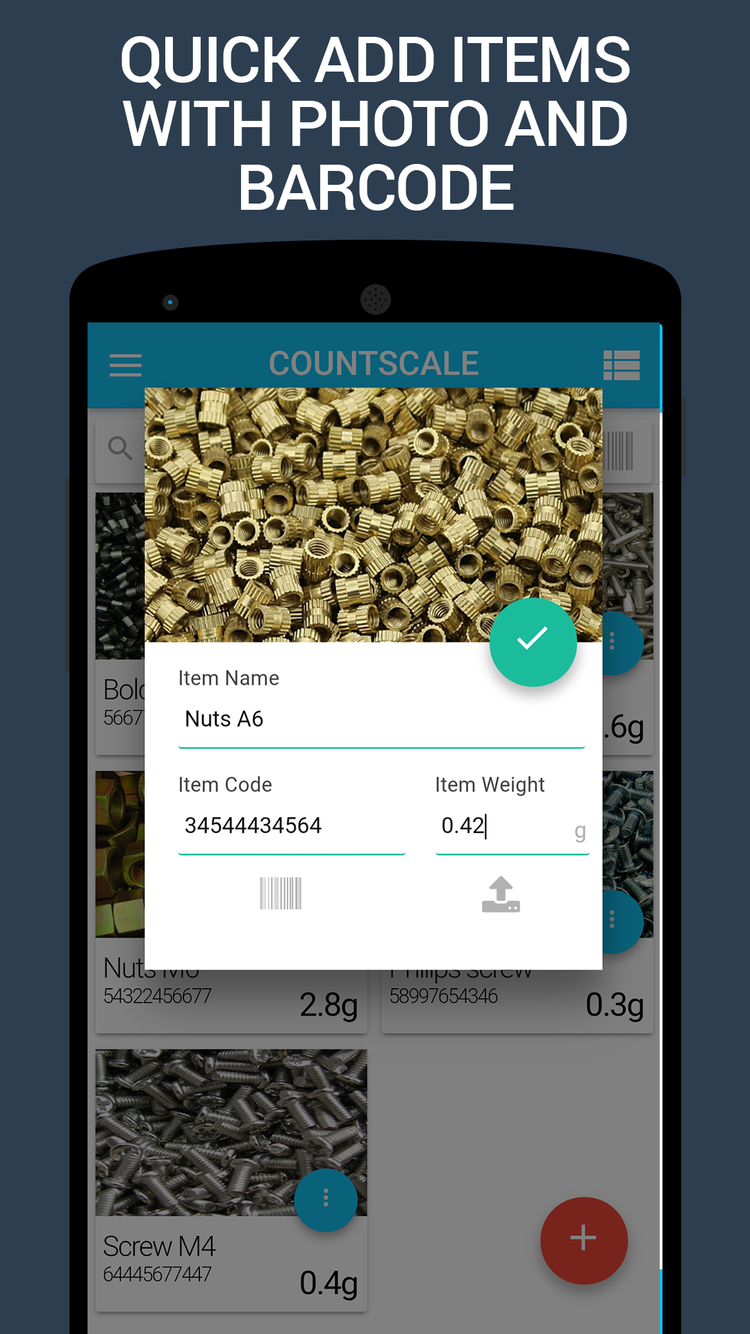 Countscale lite digital counting scale - App on Amazon Appstore