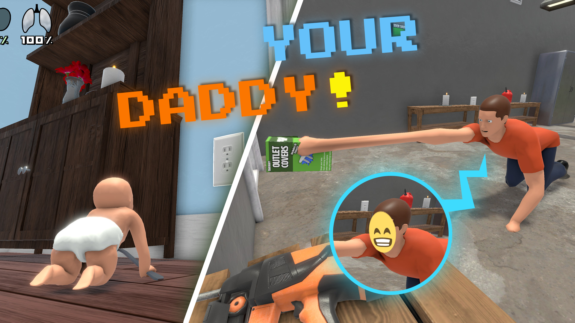 Who’s your Real Daddy 3D Simulator Game| the Daddy player faces a ...