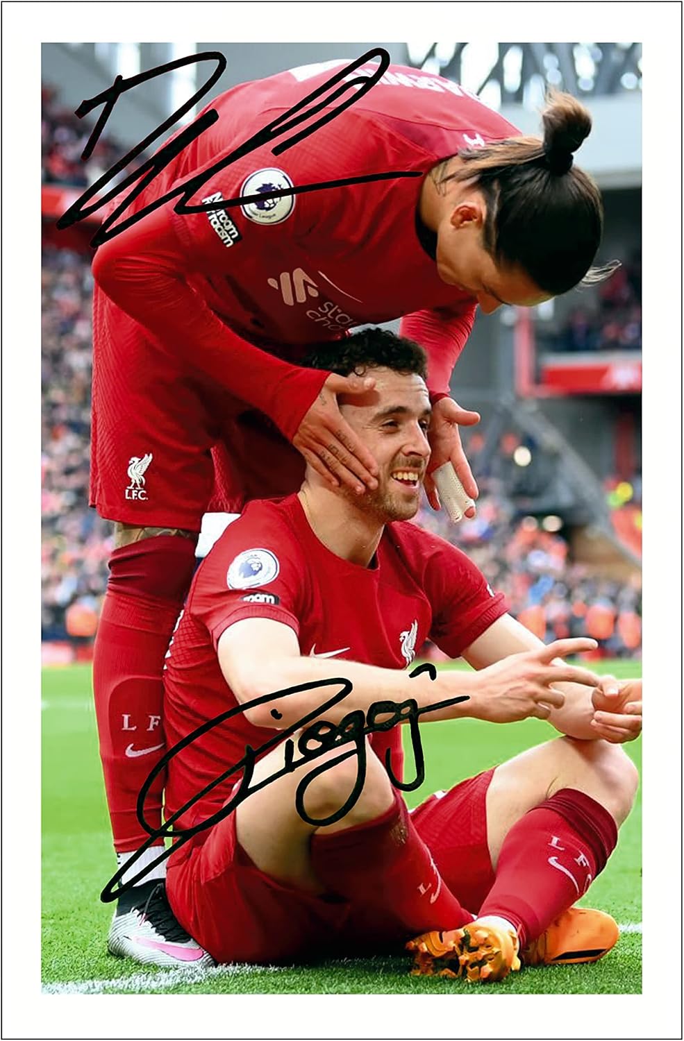RJR PRINTS Darwin Nunez & Diogo Jota - Liverpool Signed 6X4 Inch Photo ...