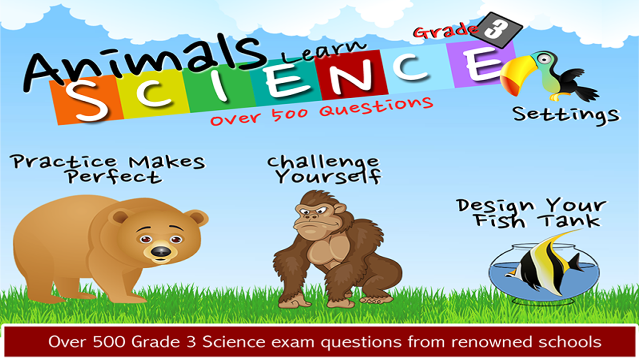 Animals Learn Science - Third Grade - App on Amazon Appstore