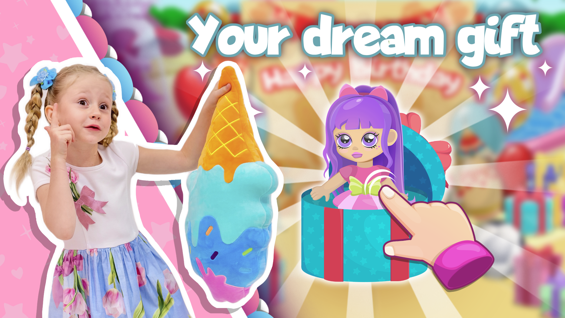 Like Nastya: Party Time. Educational game for kids 3-5 years old ...