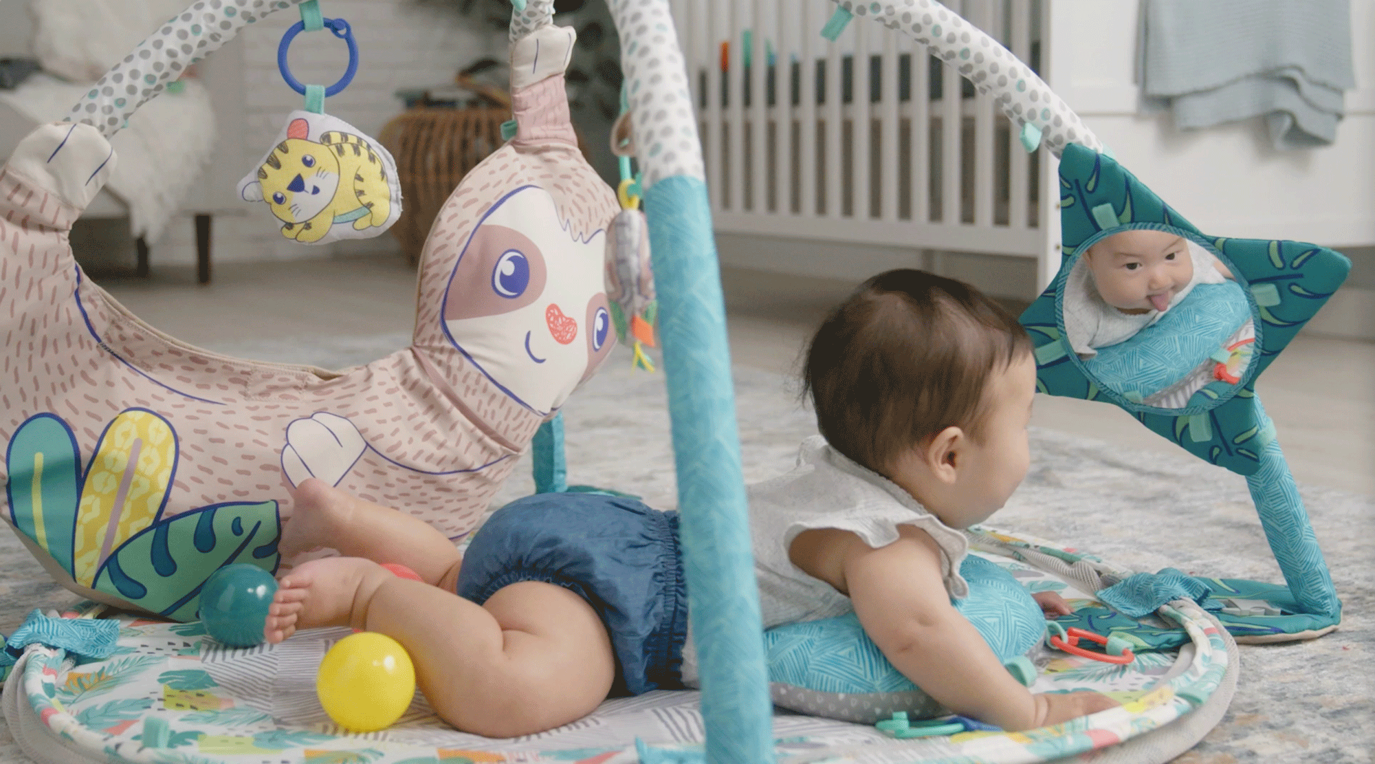 Snapklik.com : Infantino 4-in-1 Sloth Jumbo - Combination Baby Activity ...