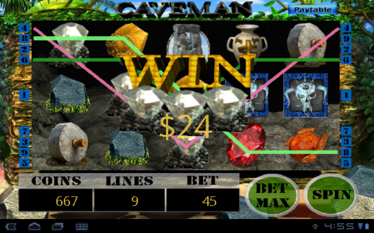 Vegas Slot Machine - CAVEMAN - App on Amazon Appstore