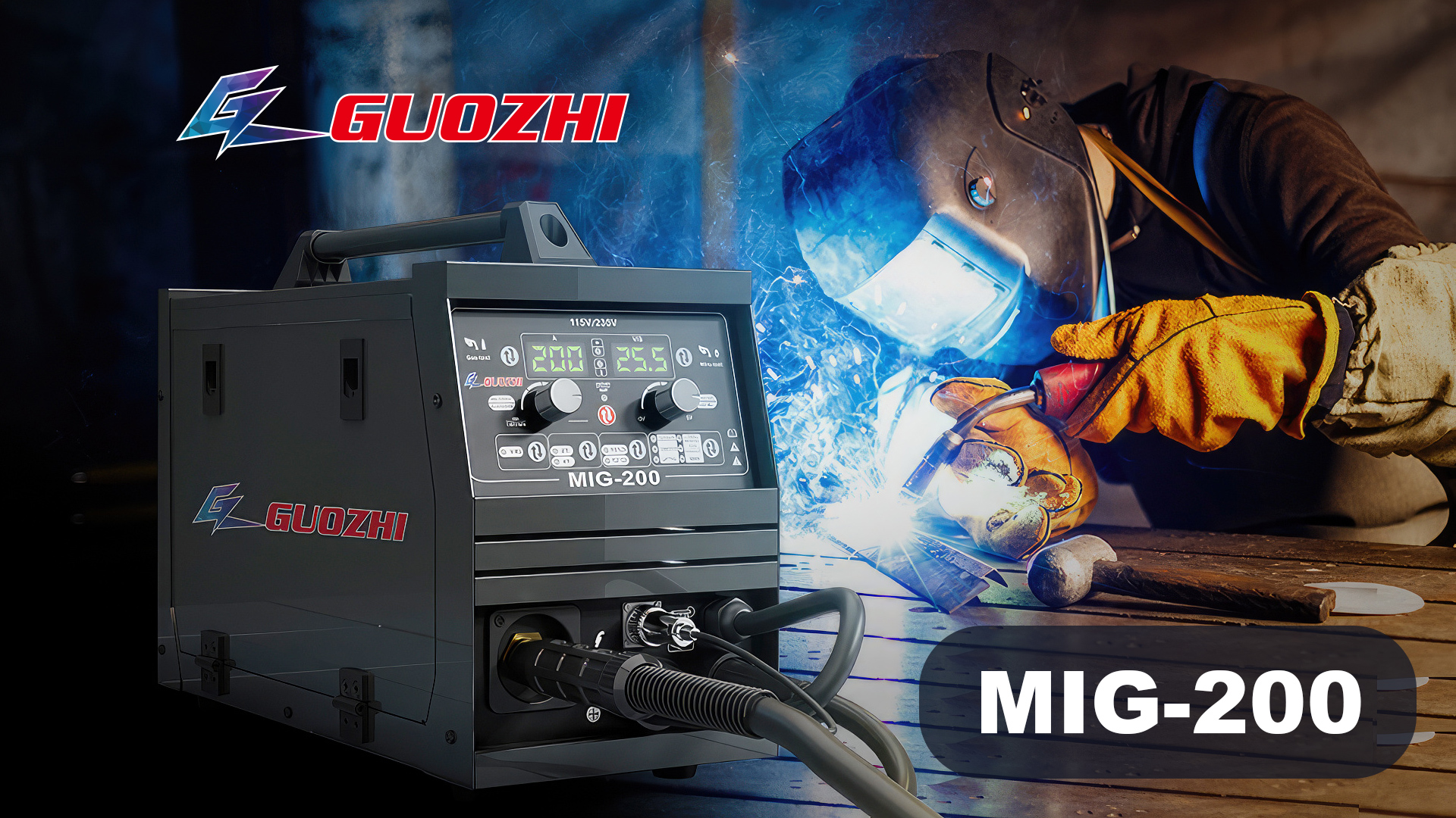 Watch GZ GUOZHI MIG Welder 200A on Amazon Live