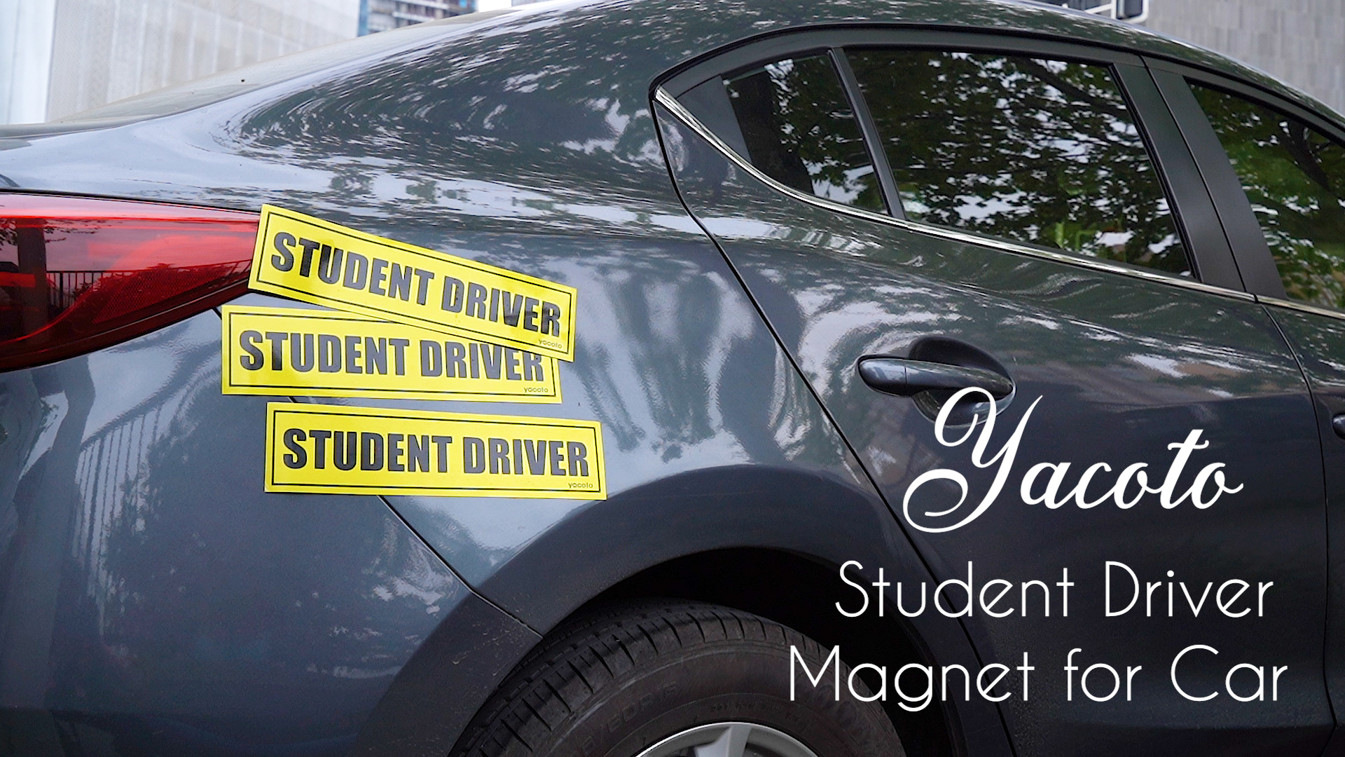 Car Asseccories CARBATO Student Driver Magnet Safety Sign - Car Vehicle ...