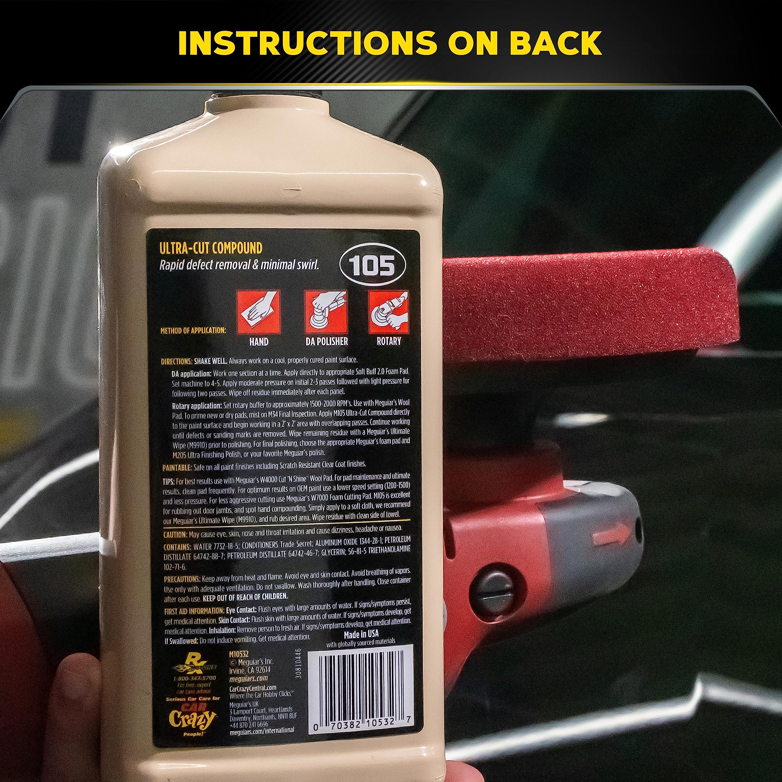 Snapklik.com : Meguiars Mirror Glaze Ultra-Cut Compound