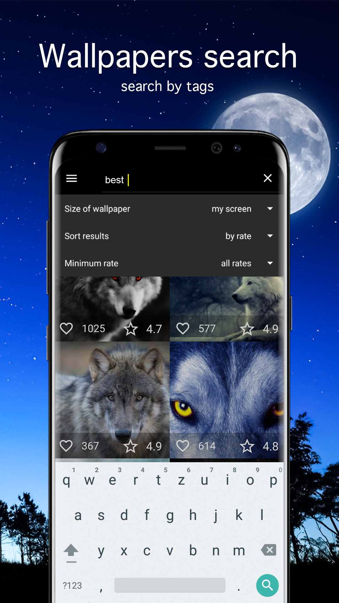 Wolf Wallpapers and Backgrounds apps 4k - App on the Amazon Appstore