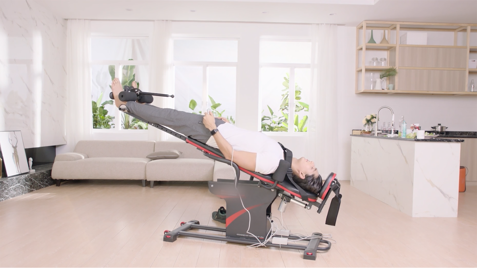 Watch HARISON Electric Inversion Table for Back Pain Relief on Amazon Live