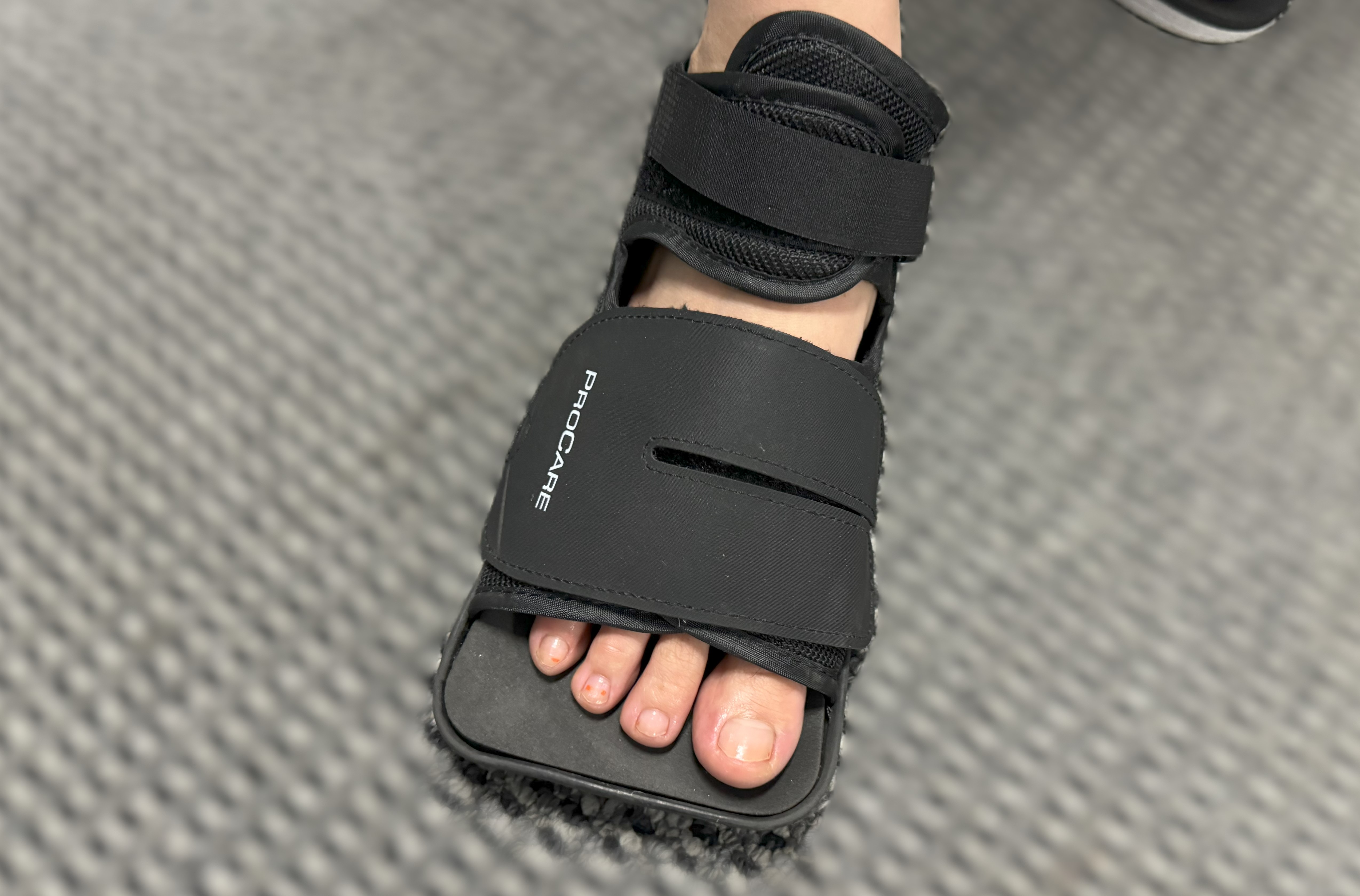 Watch ProCare Squared Toe Post-Op Shoe Keeps my Toes Safe on Amazon Live