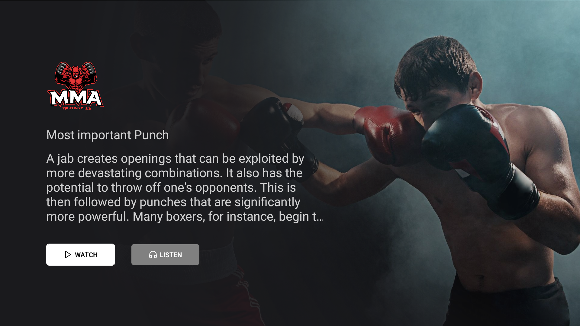 MMA Fight- Aplicación en Amazon Appstore