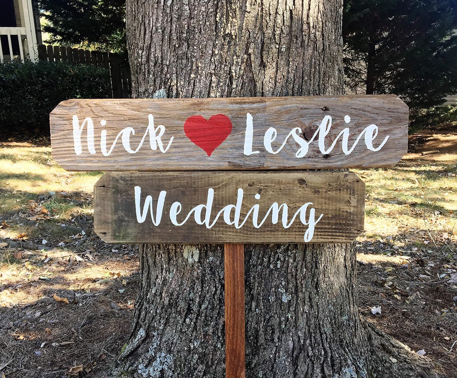 Amazon.com: Personalized Wedding Signs For Ceremony, Wedding Welcome ...