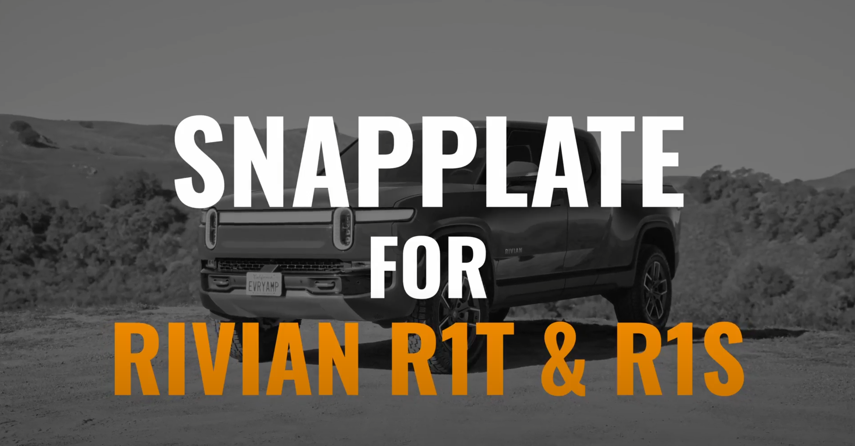 Watch Rivian License Plate Mount - No Drilling Required on Amazon Live