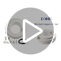 Amazon.com: ICOOL 50 Ft. Mini Split Line Set, 1/4" & 1/2" O.D. Twin ...