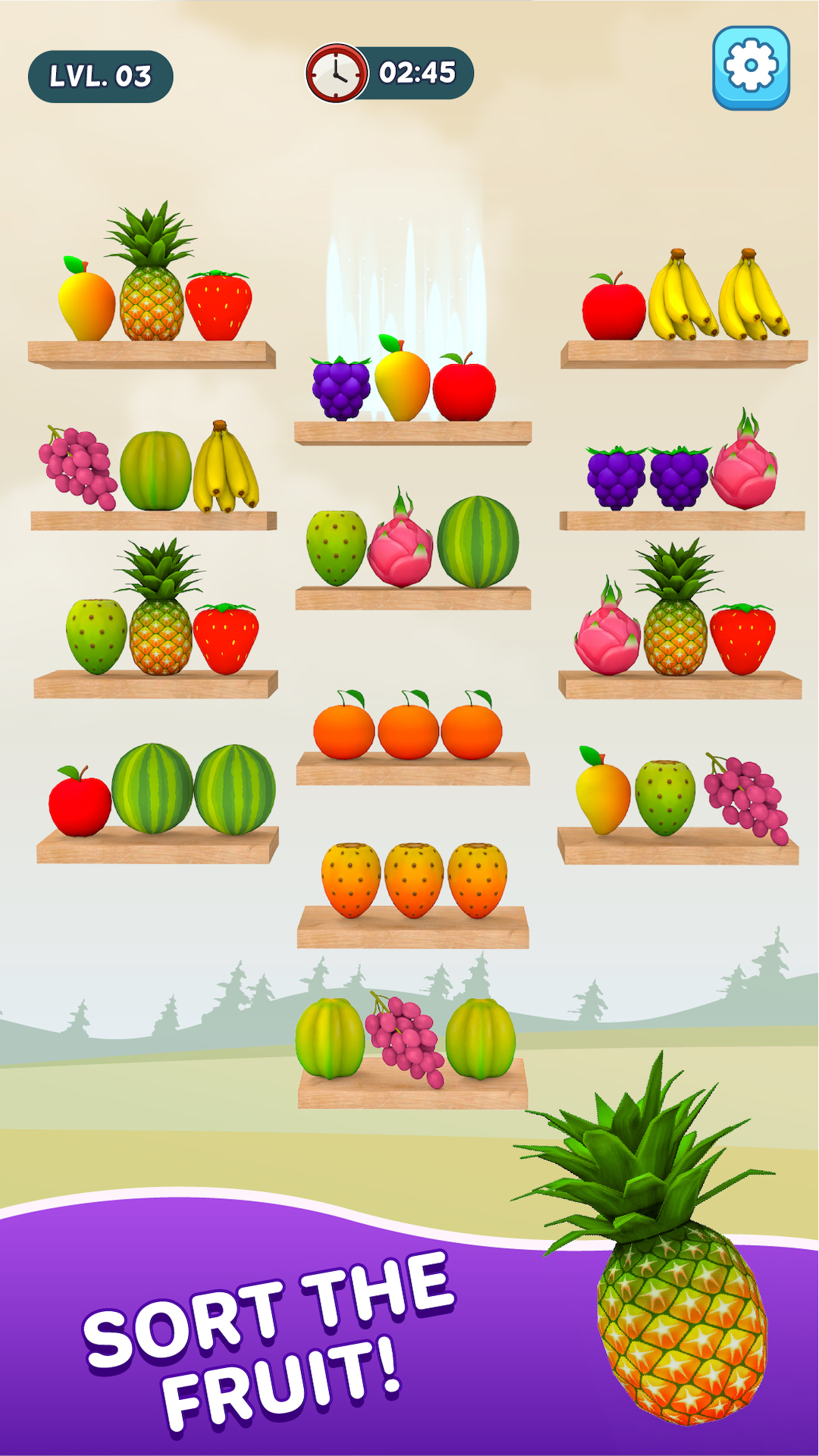 Goods Sort 3D - Fruit Sorting Games | Triple Match Master 3D - App on ...
