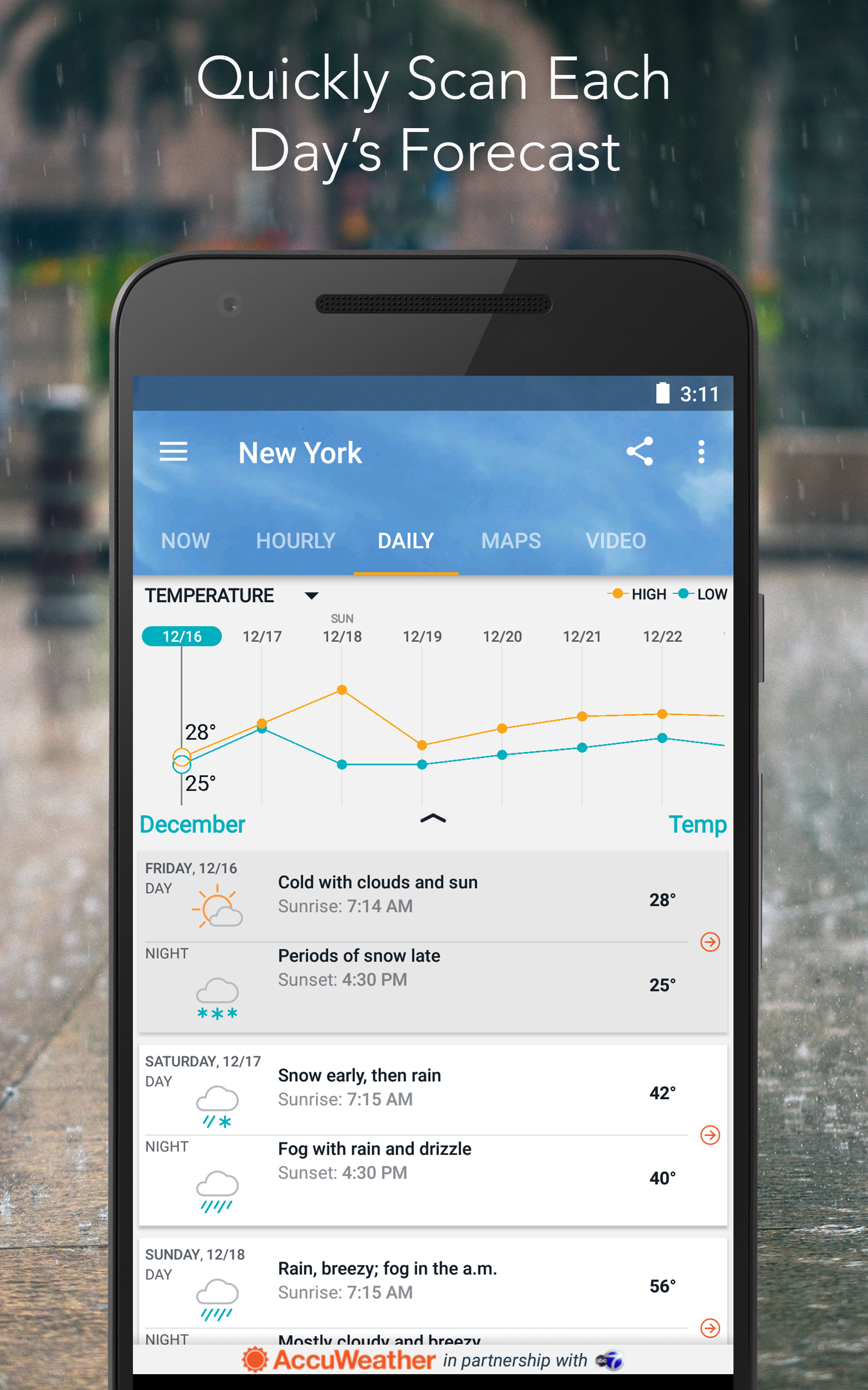 AccuWeather Platinum with Superior Accuracy™ - App on Amazon Appstore