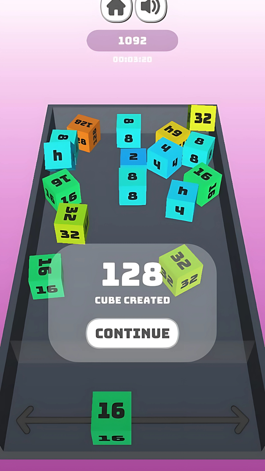 Cube Stack Numbers Merge- 2048 Merge Puzzle:www.amazon.com:Appstore for ...