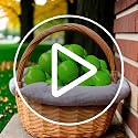 Amazon.com: Laiiqi 30 Pcs Mini Artificial Apples, Fake Little Green ...