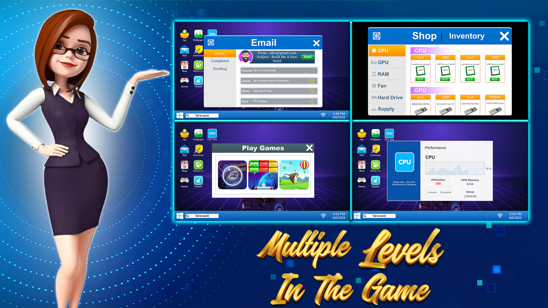 PC Creator: 3D Simulation Game - App on Amazon Appstore