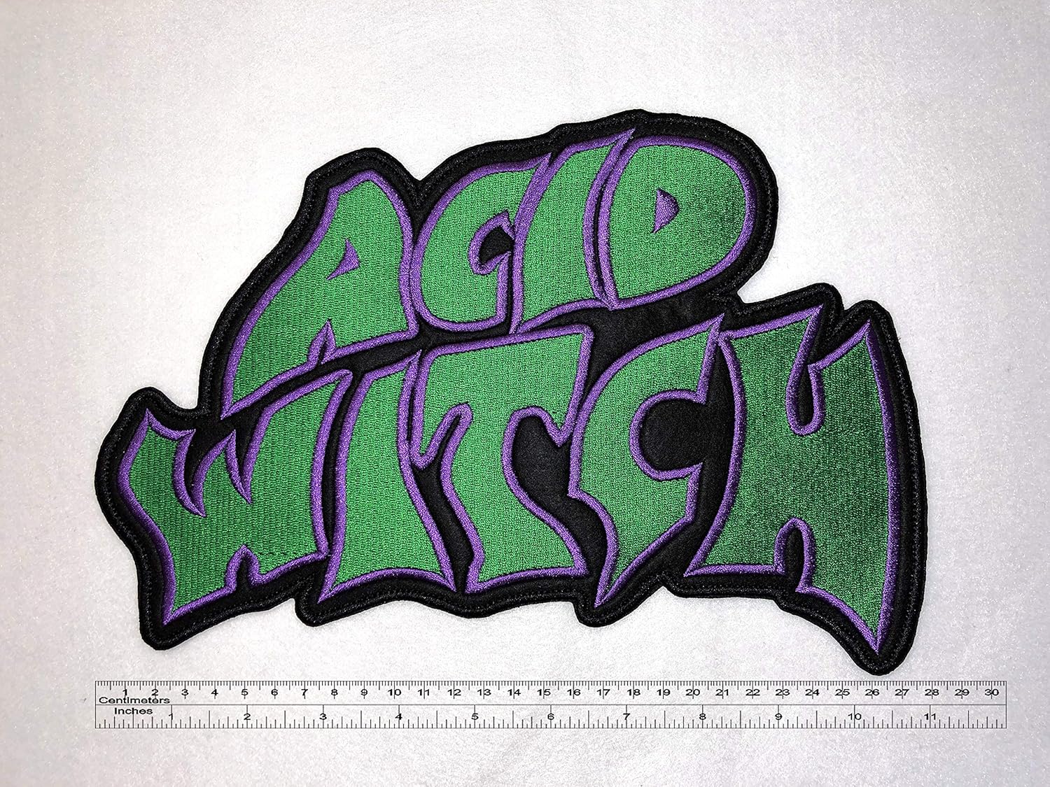 Amazon.com: Acid Witch Band Big Back Patch 28cm x 19,5cm / 11,02"x7,68 ...