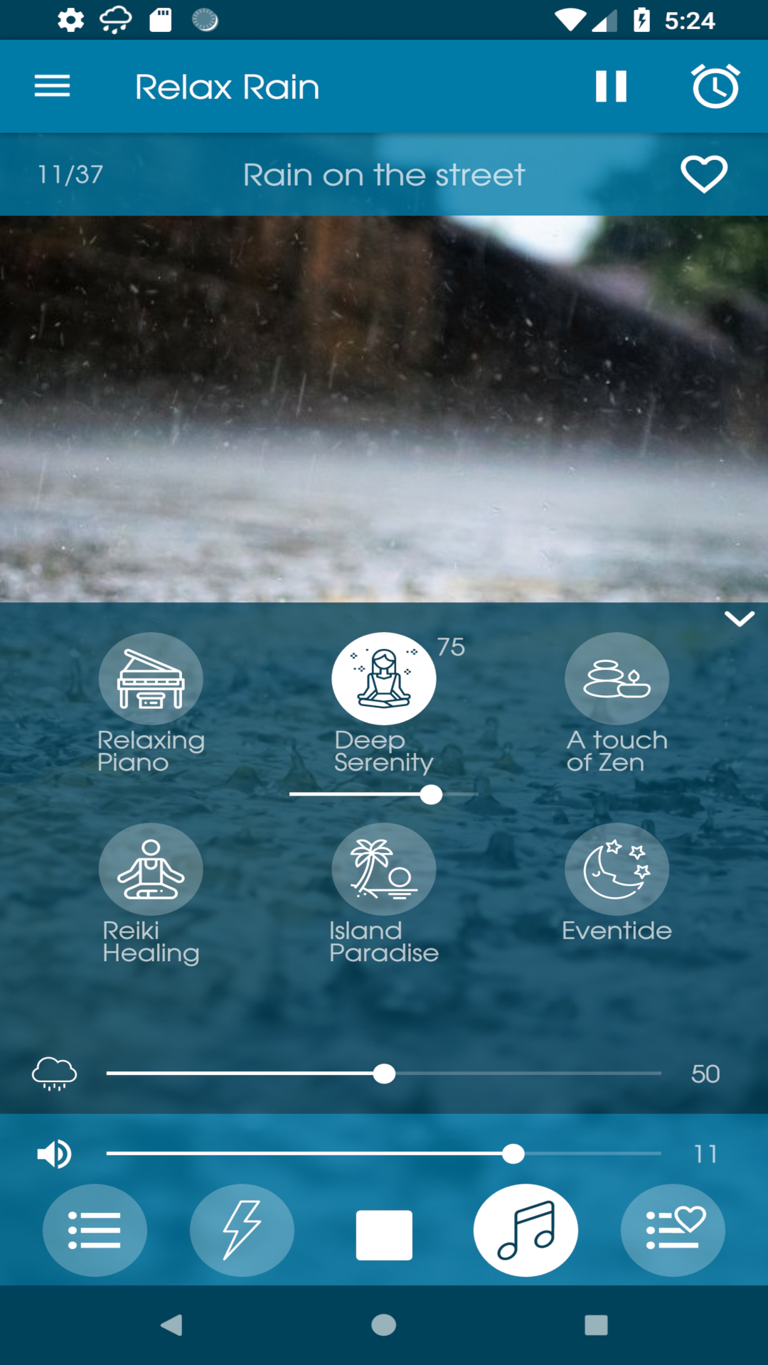 Relax Rain - Rain sounds: sleep and meditation - App on Amazon Appstore