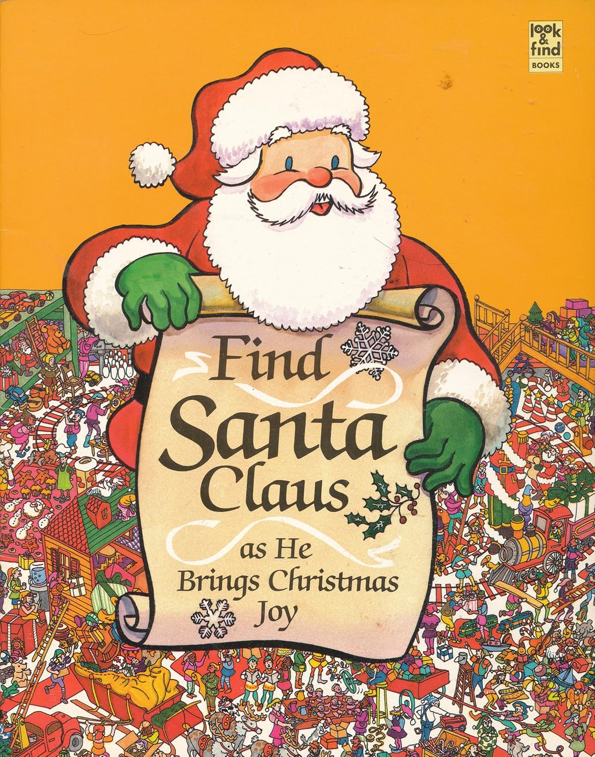 Find Santa Claus As He Brings Christmas Joy (Look & Find Books): Jerry ...