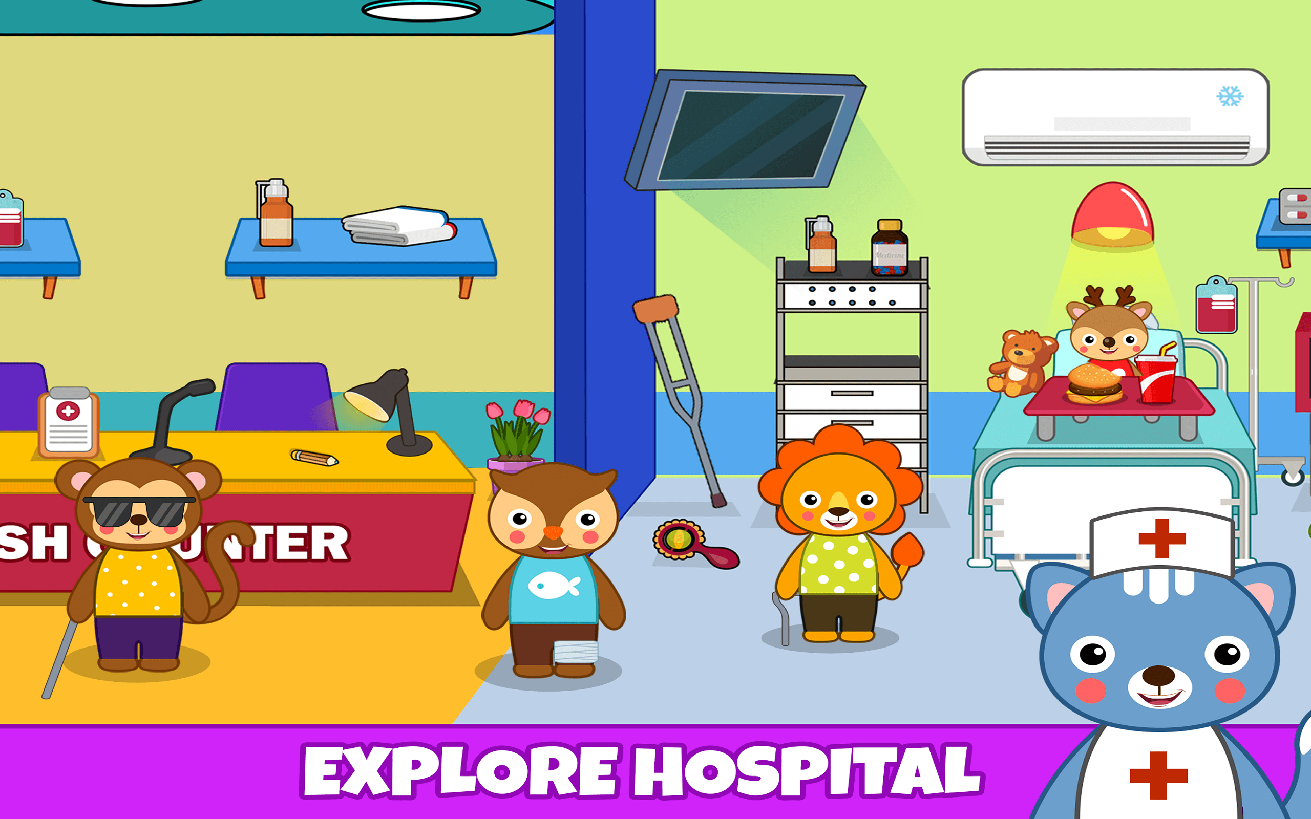 Pretend Pet Hospital Town Life | Play in Pets Doctor Games - App on ...